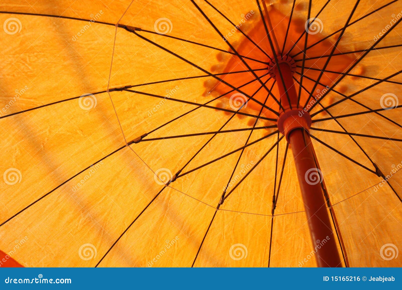 Yellow umberlla stock photo. Image of food, river, season - 15165216