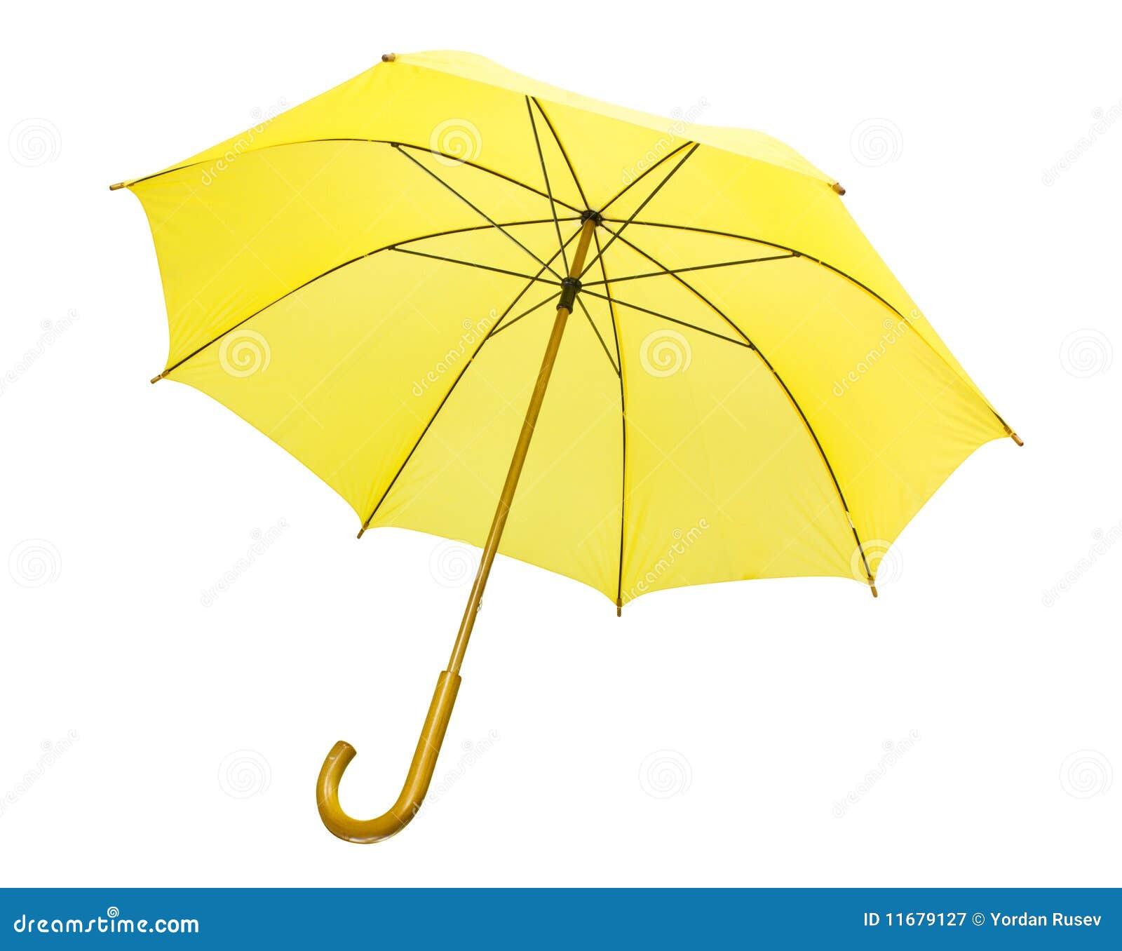 Yellow Umbrella Isolated Royalty Free Stock Photography - Image: 11679127