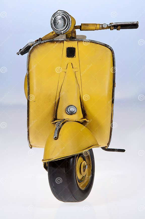 Yellow Vespa scooter front stock photo. Image of piaggio - 20382418