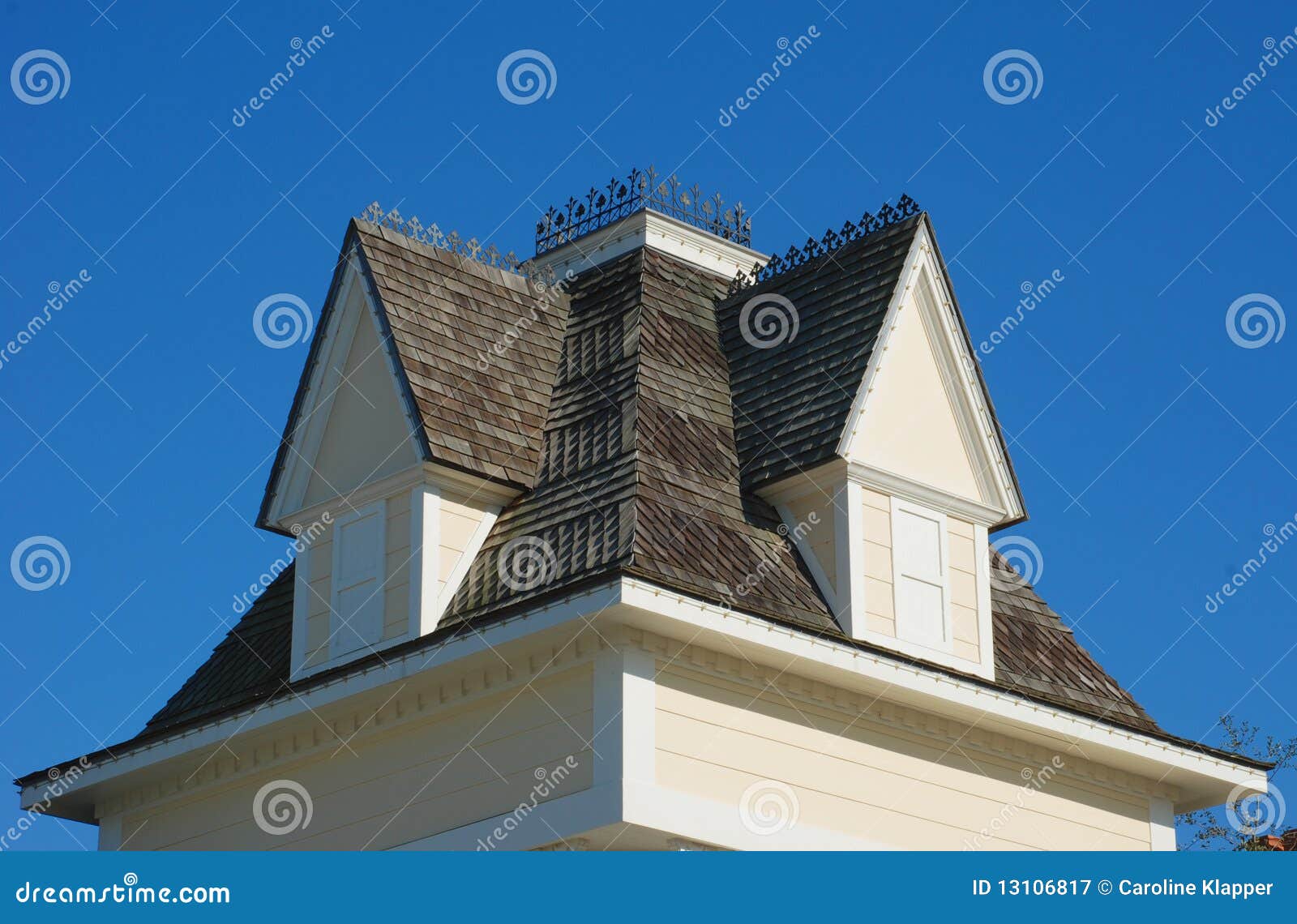 Victorian Roof Tiles Stock Image | CartoonDealer.com #54729919