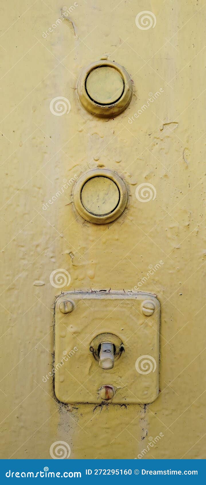 Yellow Vintage Remote Control. Soviet Style Stock Photo - Image of ...