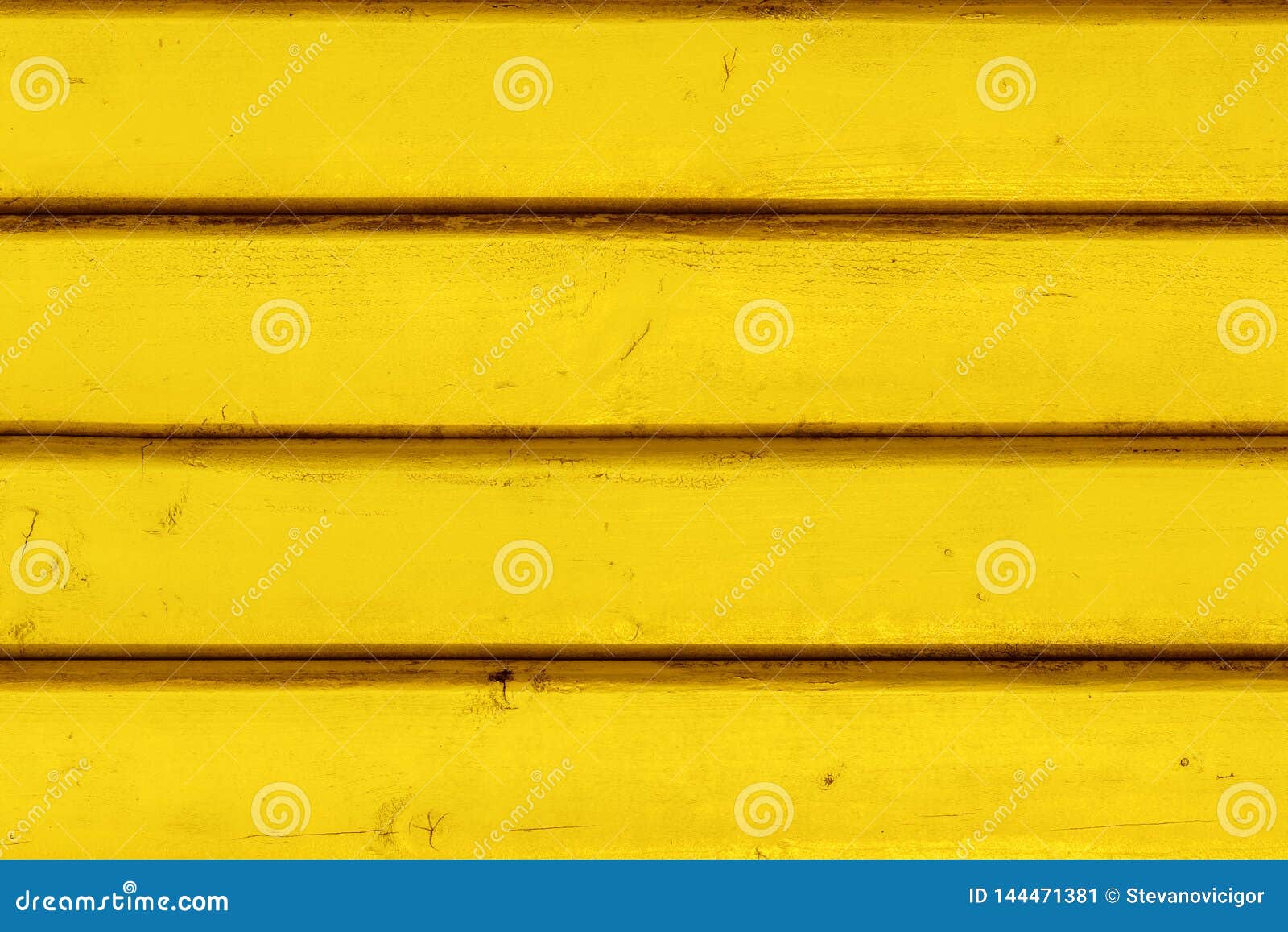 Yellow Vintage Wooden Boards In Overlap Cladding Pattern Royalty-Free ...