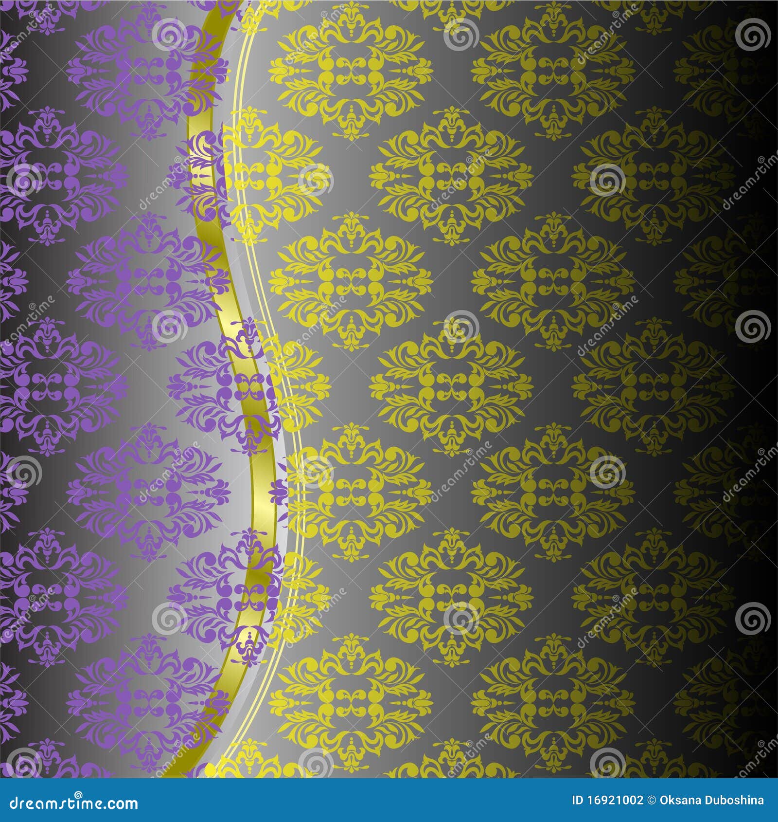 Yellow violet pattern stock vector. Illustration of creative - 16921002