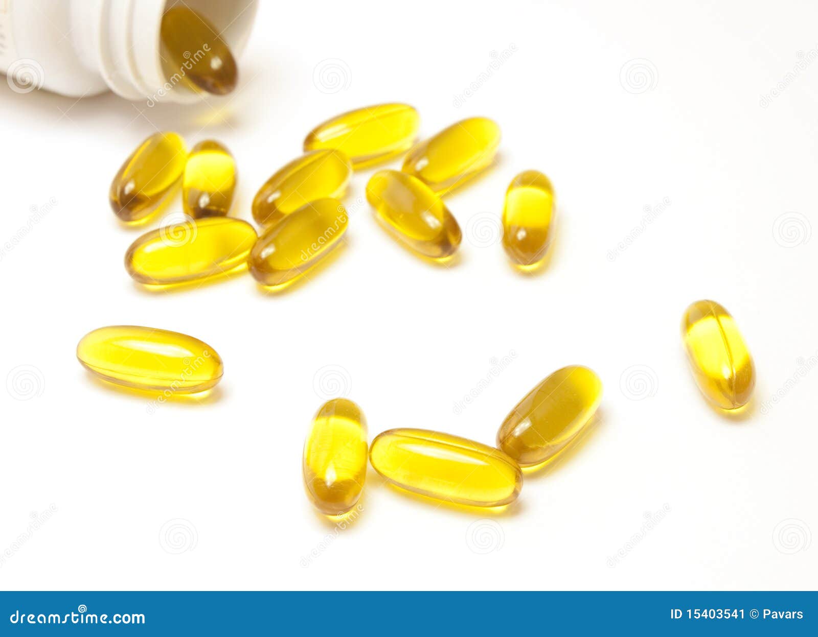 Yellow vitamin pills stock image. Image of pain, capsule - 15403541