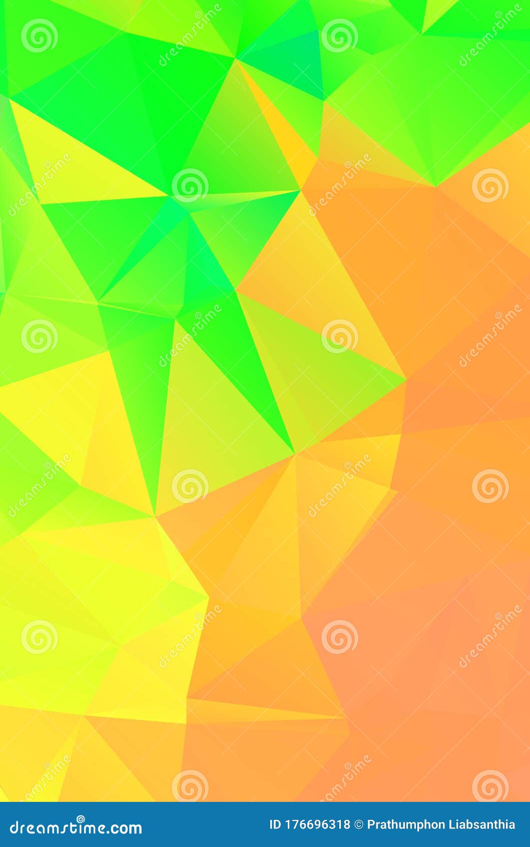 Yellow Vivid Polygonal Vector Background. Geometric Vector Illustration ...