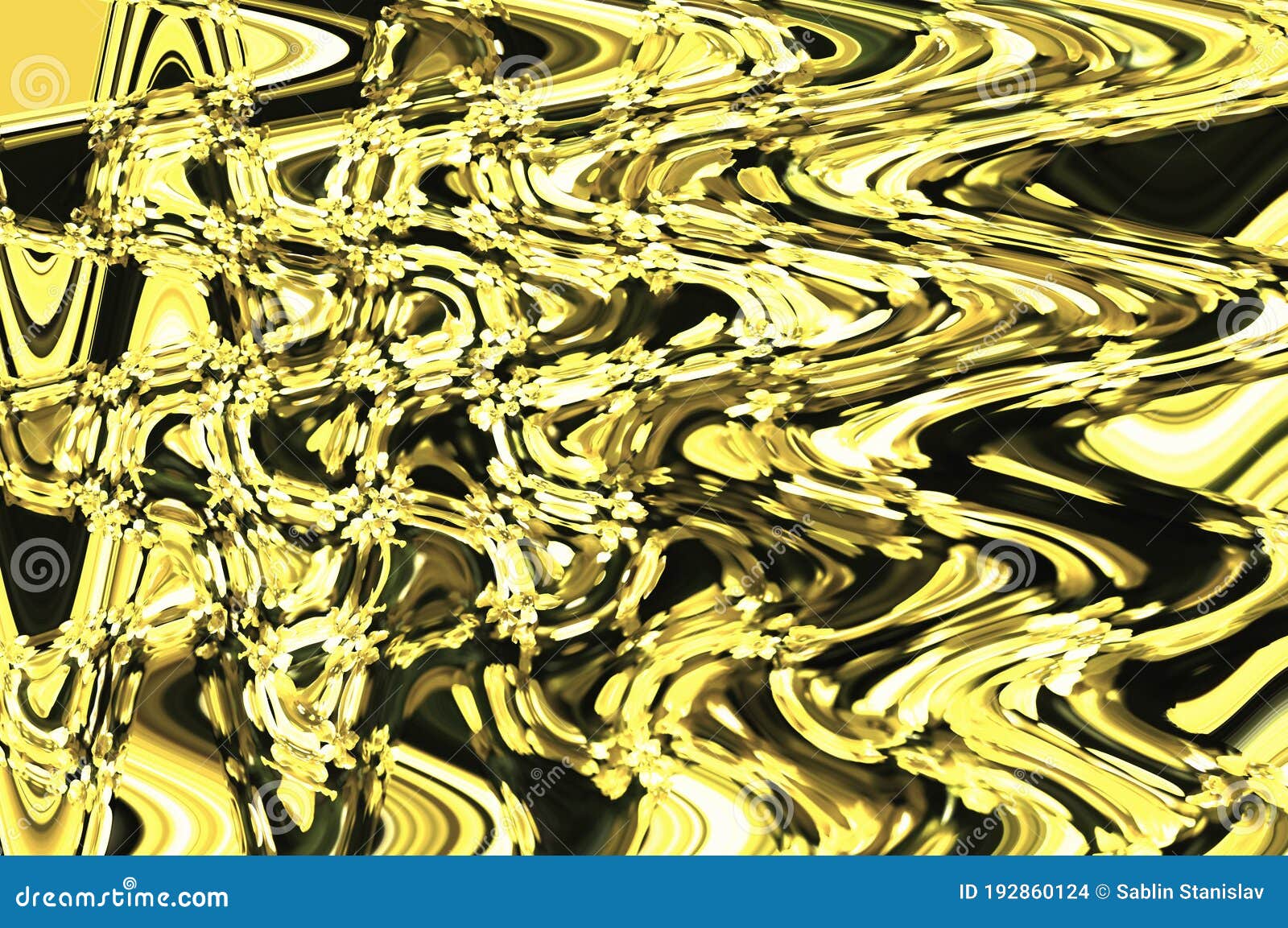 Yellow Vortex Abstraction. Pattern Texture Background Multicolored ...