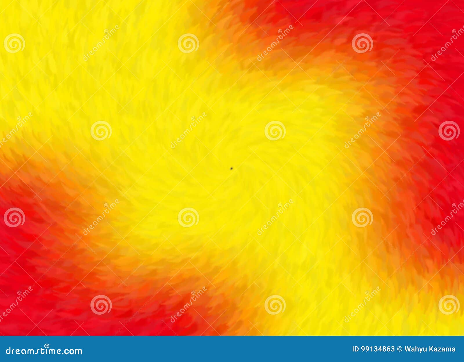 Yellow Vortex on Red Background Stock Illustration - Illustration of ...