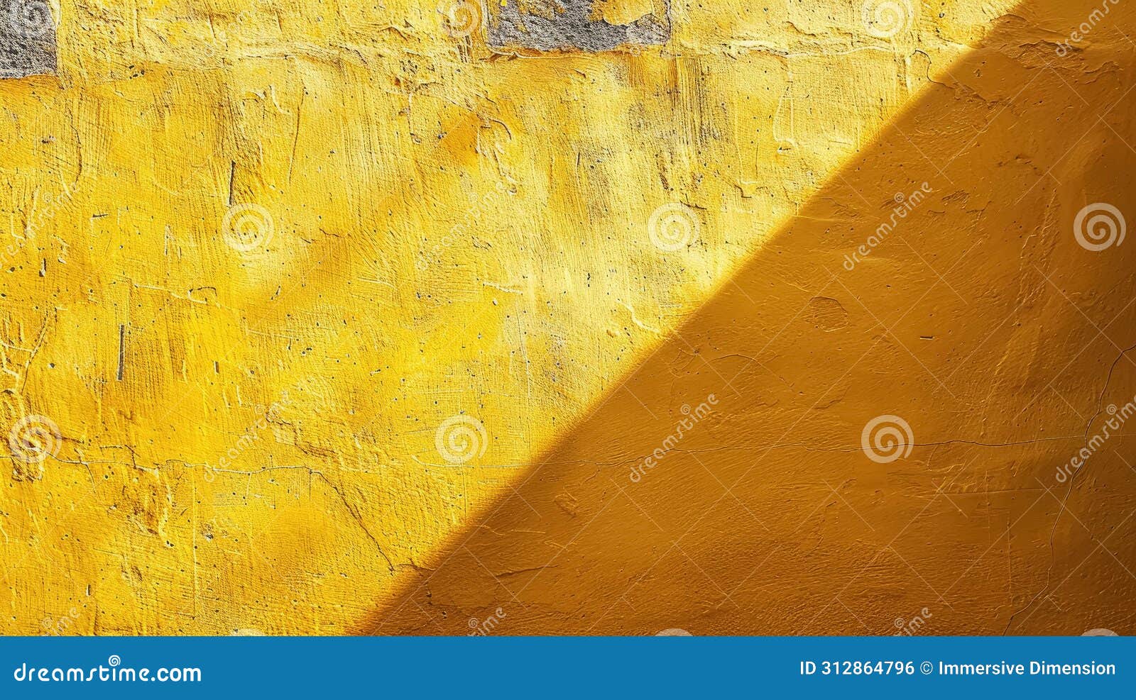 Yellow Wall with Abstract Geometric Shadow Overlay of Window. Texture ...