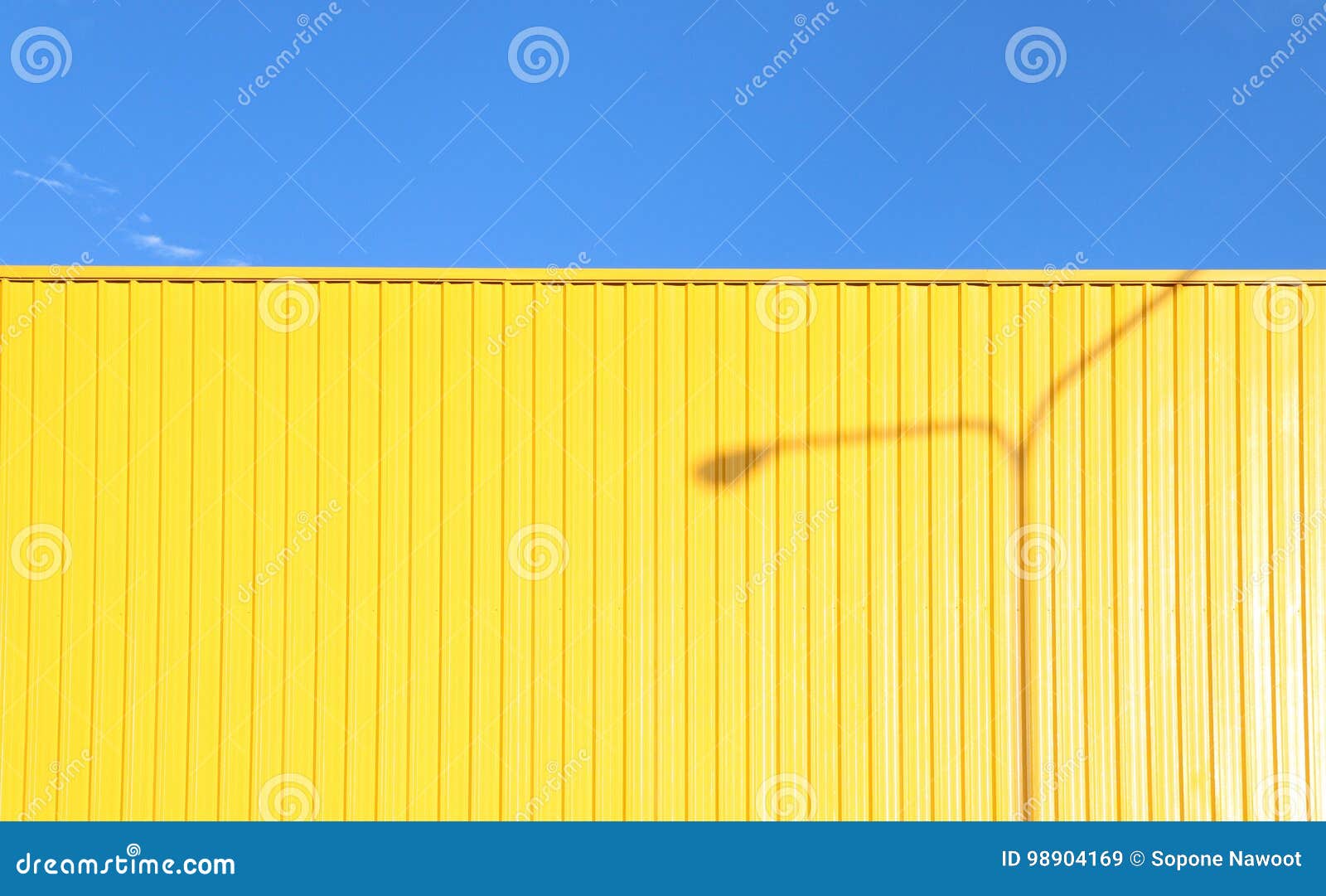 Yellow Wall stock image. Image of corrugated, dark, bright - 98904169