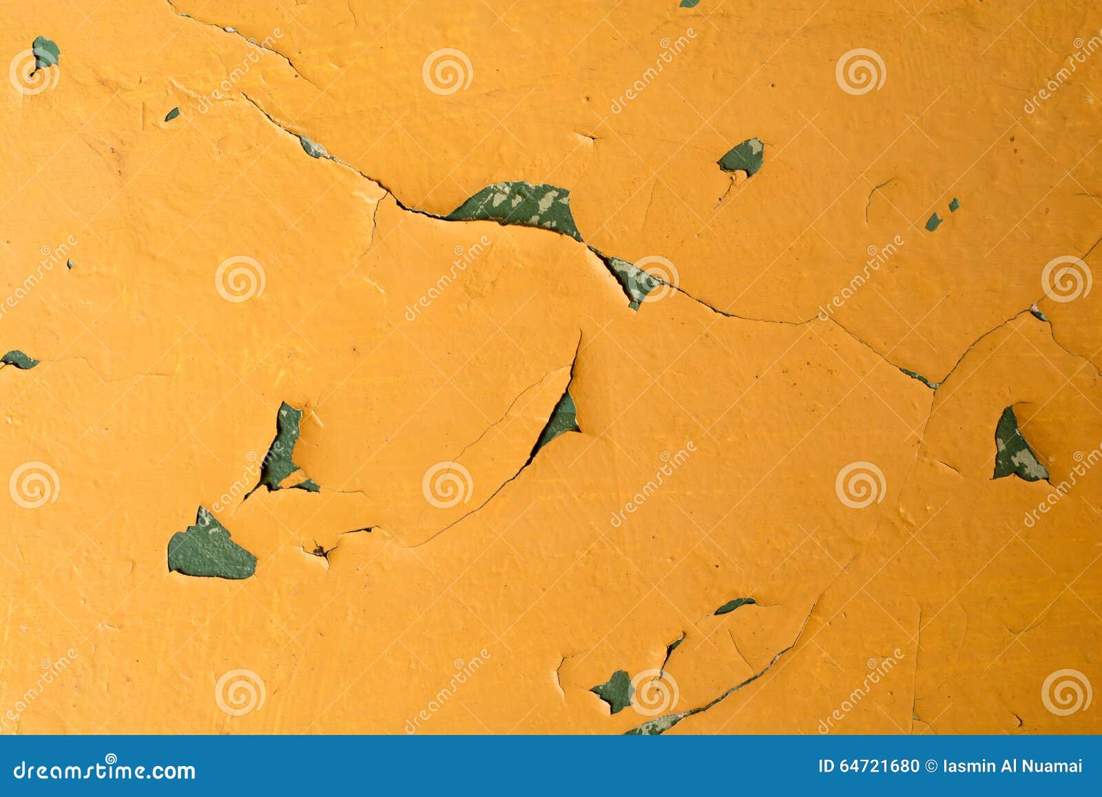 Yellow Wall With Chipped Paint Royalty-Free Stock Image | CartoonDealer ...