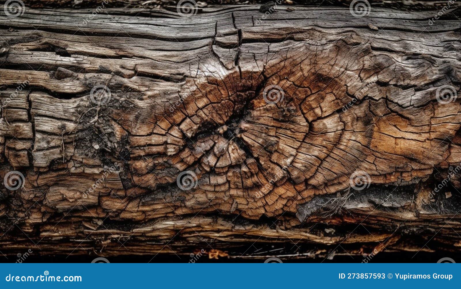 Yellow Wall Showcases Aging Timber with Knotted Pattern Generated by AI ...