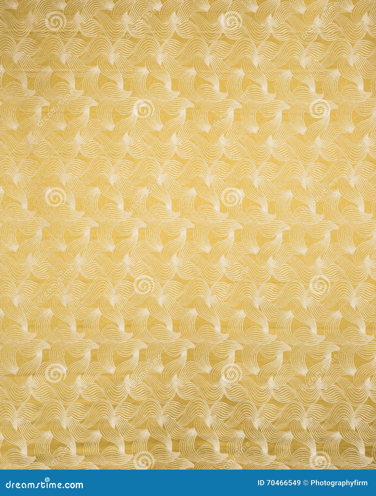 Yellow Wallpaper with Swirling Pattern Swatch Stock Image - Image of ...