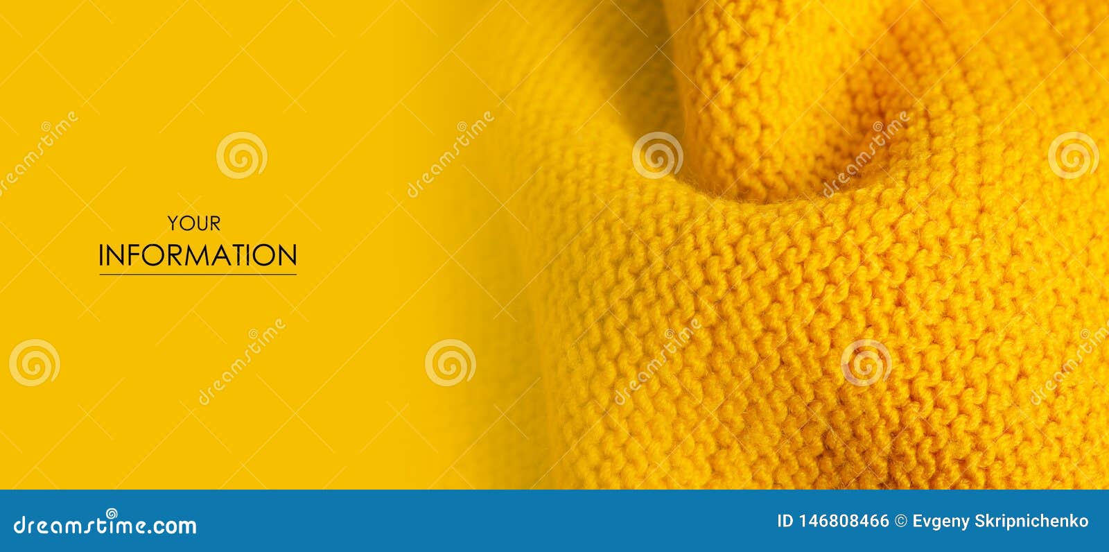 Yellow Warm Fabric Texture Material Sweater Pattern Stock Photo - Image ...