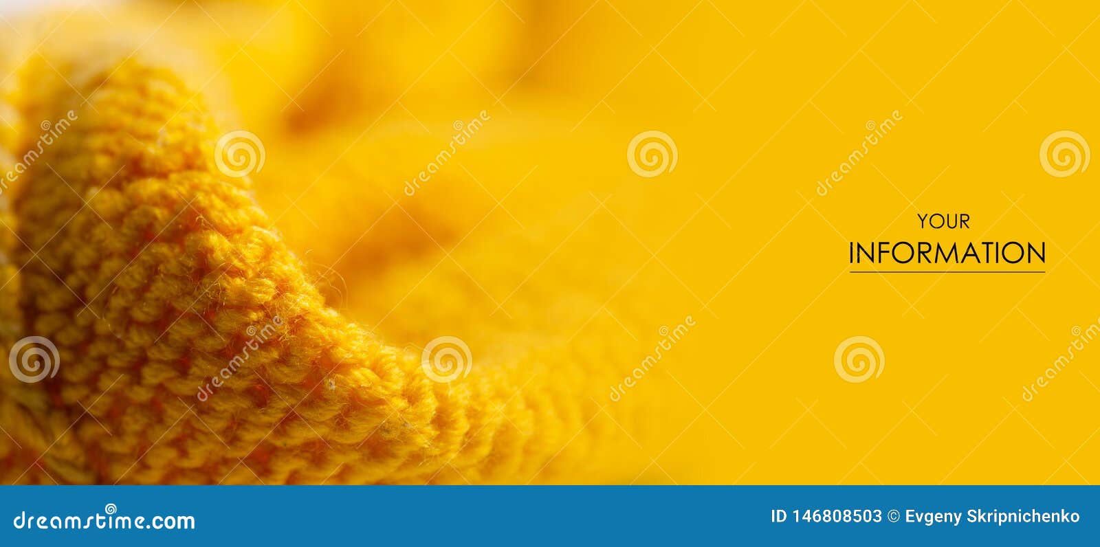 Yellow Warm Fabric Texture Material Sweater Pattern Stock Image - Image ...