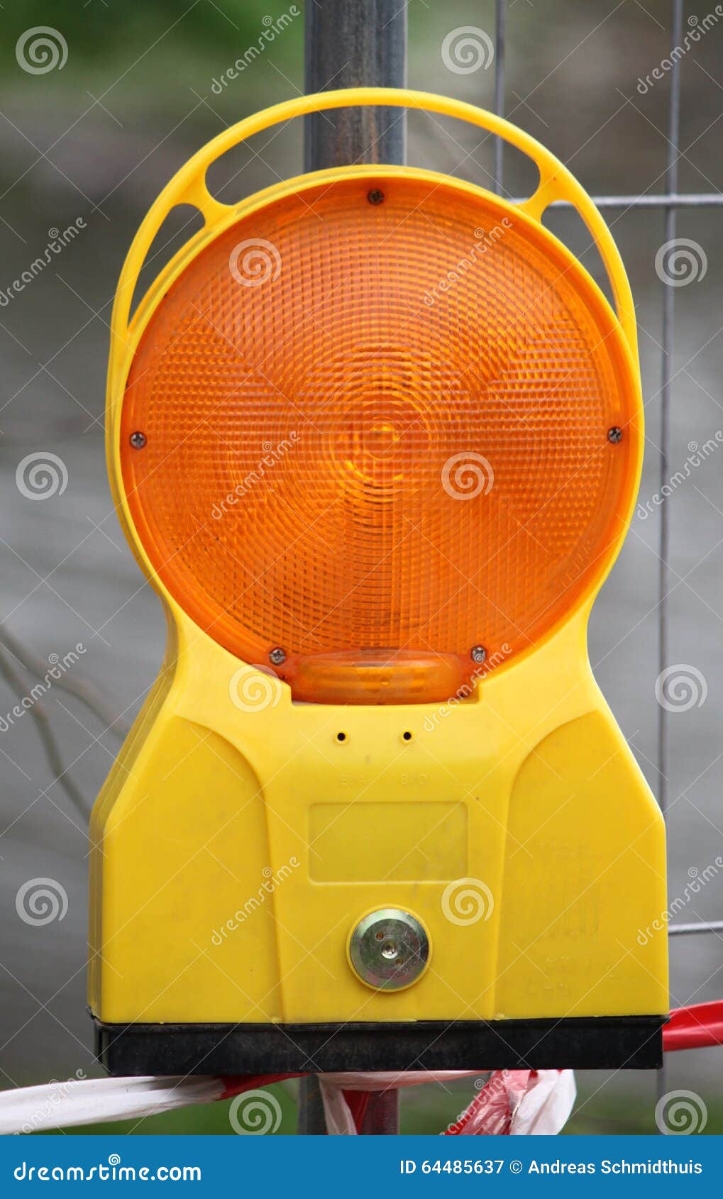 Yellow Warning light stock image. Image of warning, equipment - 64485637