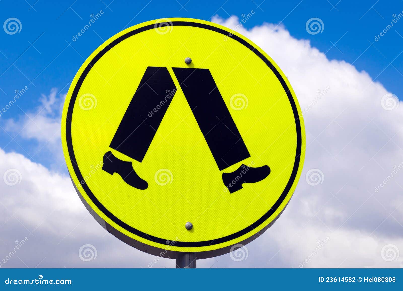 Pedestrian Crossing Sign, Australia, Australian Traffic Warn Sign ...
