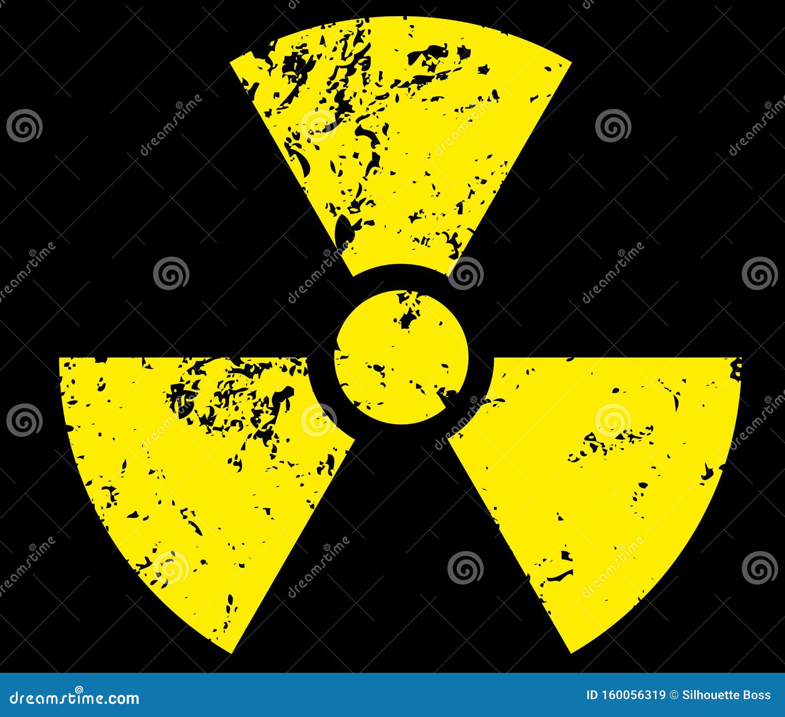 Yellow Warning Radioactivity Energy Symbol Stock Illustration ...