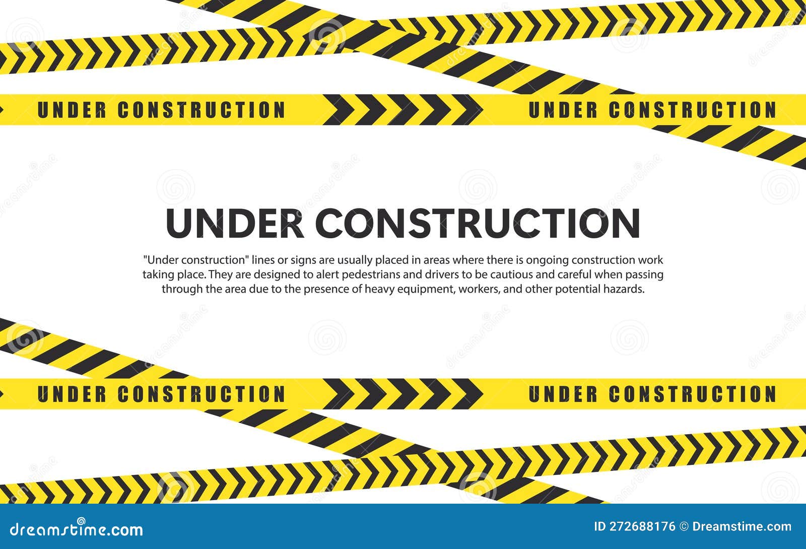 Yellow Warning Tapes. Under Construction Tapes. Barrier Tape. Caution ...