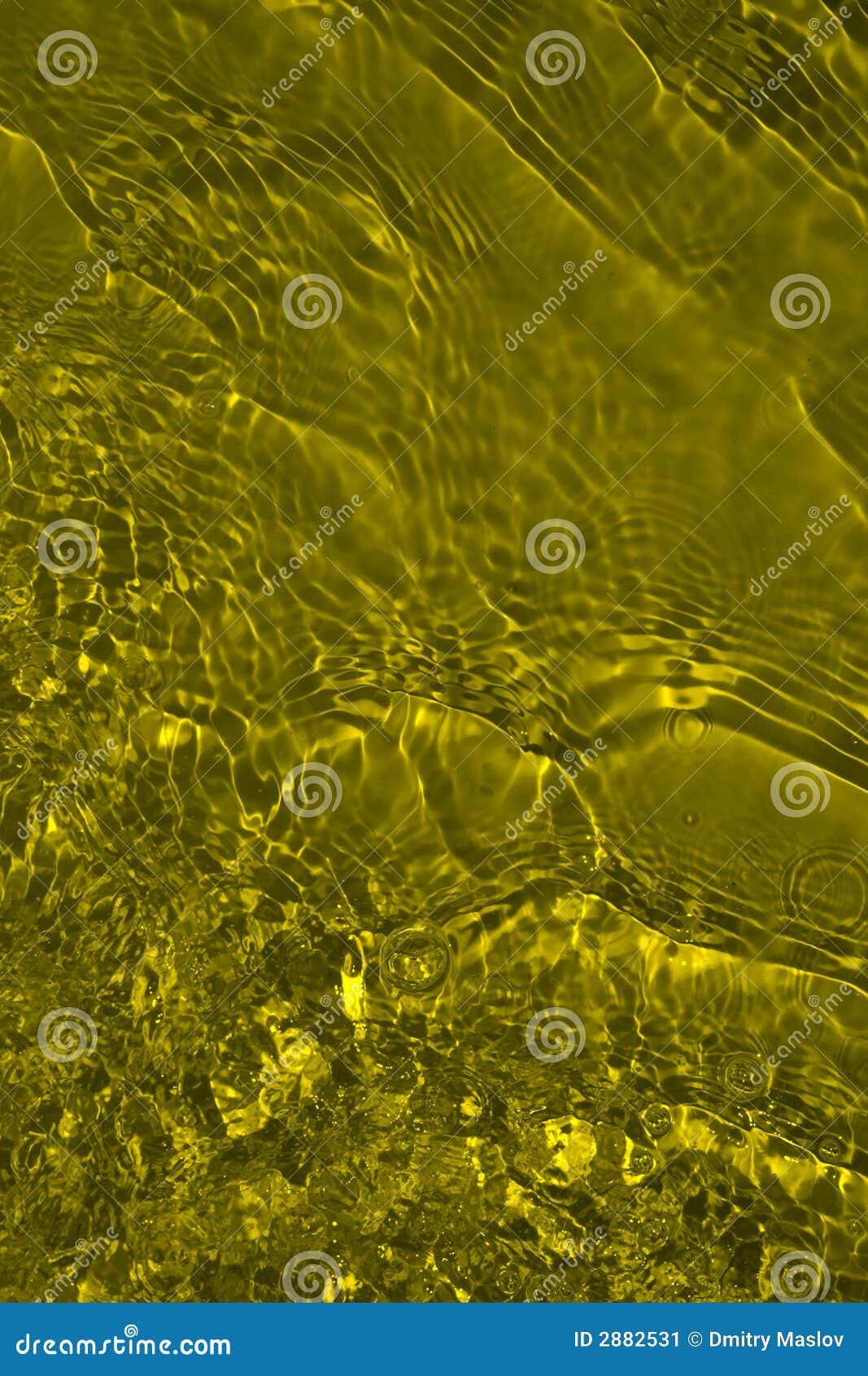 Yellow Water stock image. Image of surface, abstract, cool - 2882531