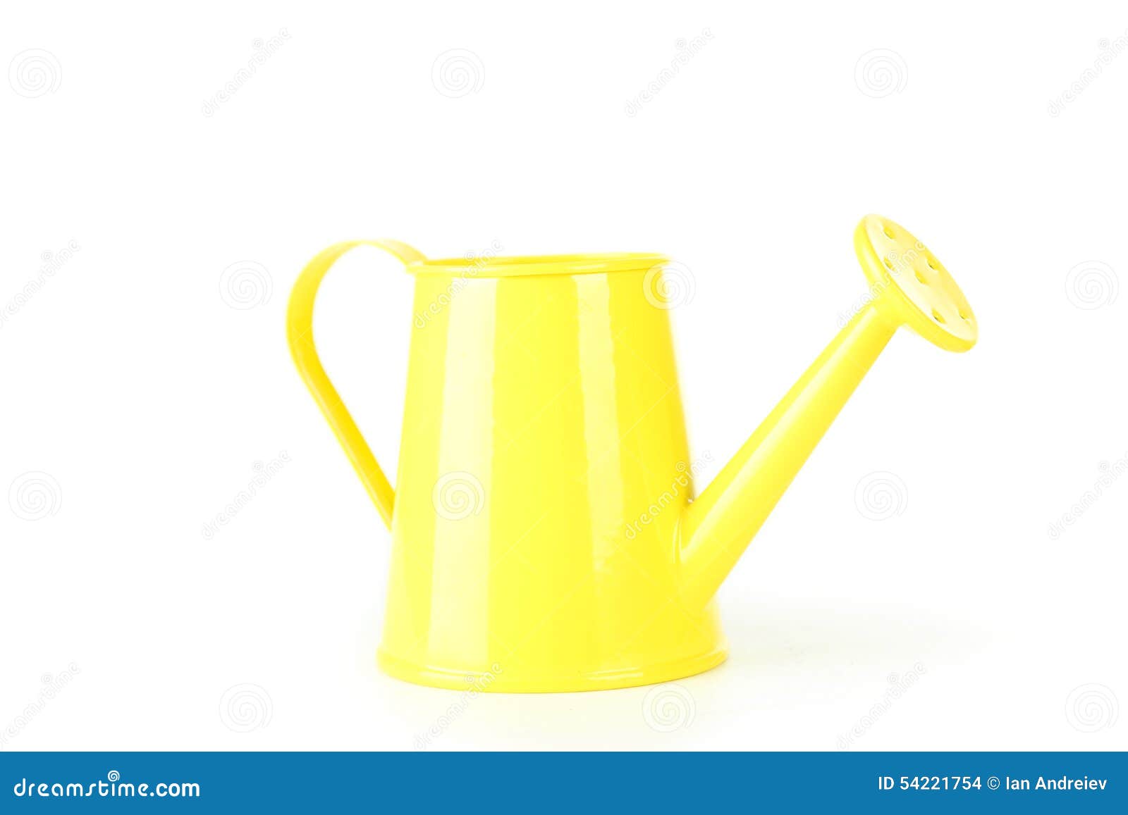 Yellow watering can stock photo. Image of handle, single - 54221754
