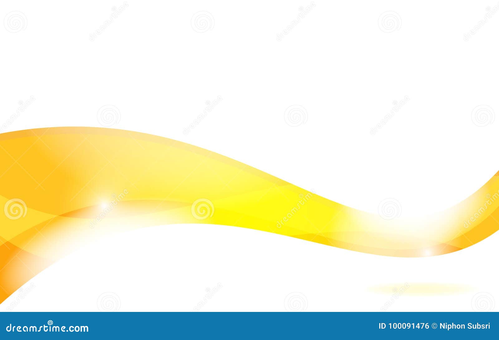 The Yellow Wave Design Background Stock Vector - Illustration of ...
