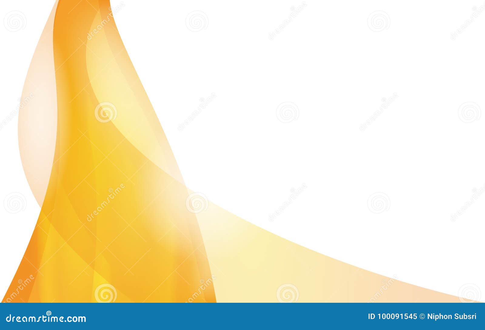 The Yellow Wave Design Background Stock Vector - Illustration of ...
