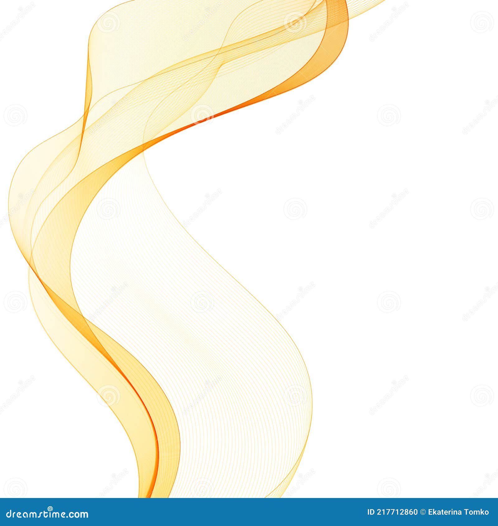 Yellow Wave is a Design Element. Vector Abstract Background. Eps 10 ...