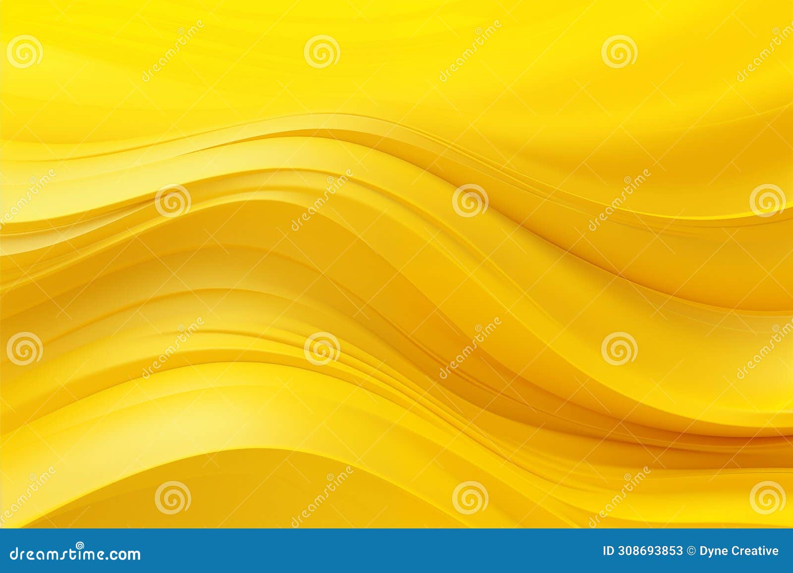 Yellow Wave Gradient Background. Curve Futuristic Banner Stock ...