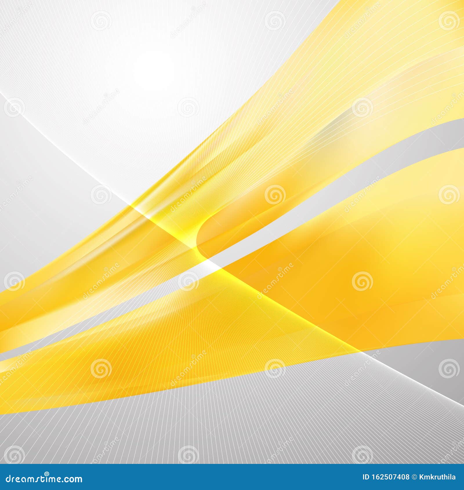 Yellow Wave Lines Background Stock Vector - Illustration of abstract ...