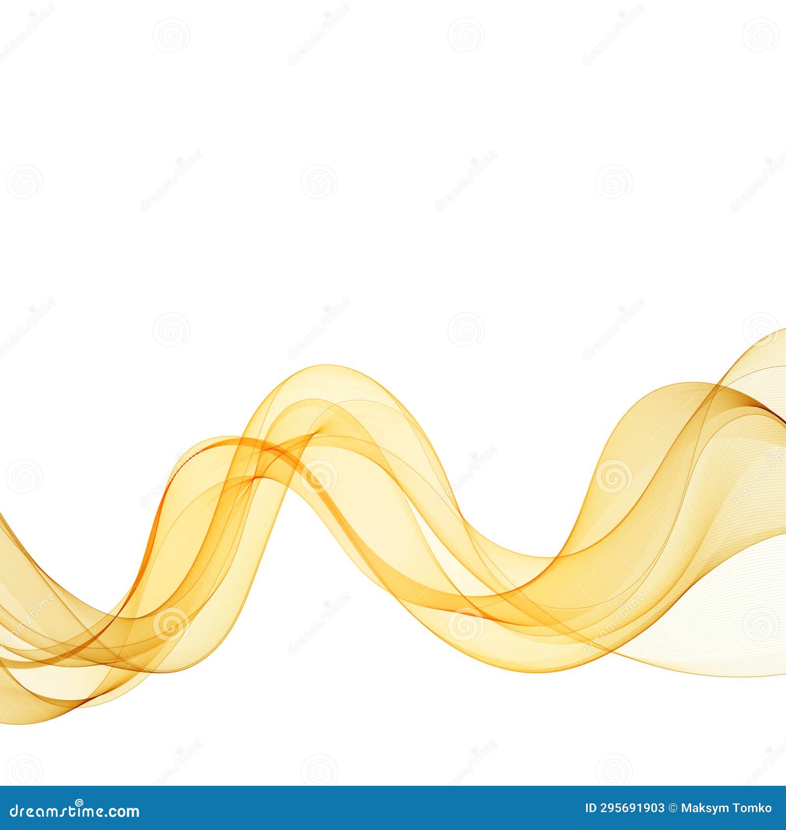 Yellow Wave Pattern. Abstract Vector Wave. Eps 10 Stock Illustration ...