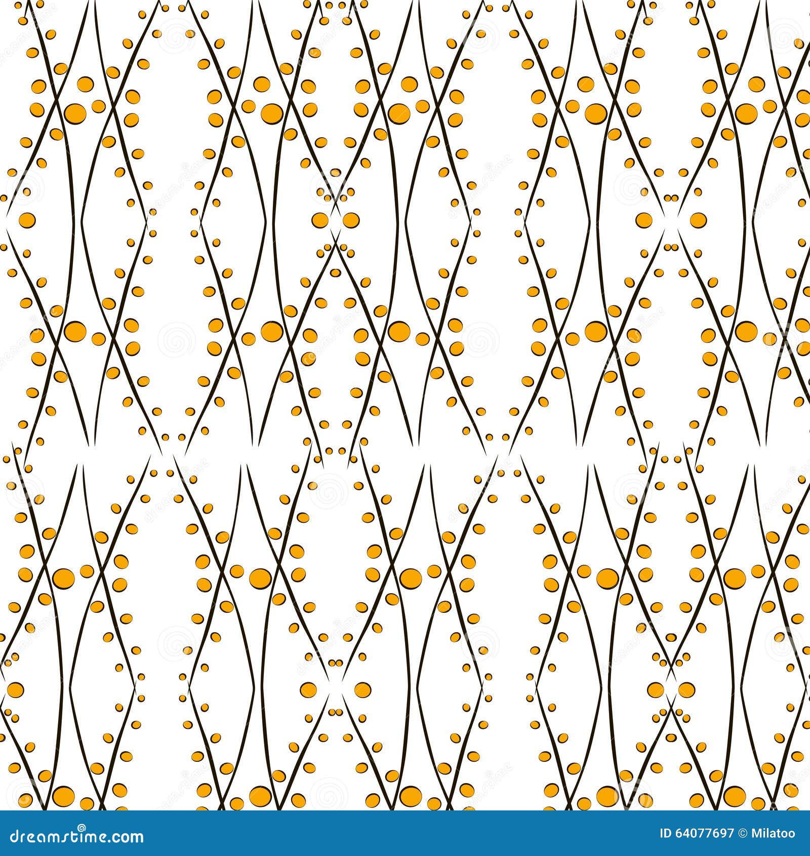 Yellow Wave Seamless Pattern Stock Vector - Illustration of colored ...