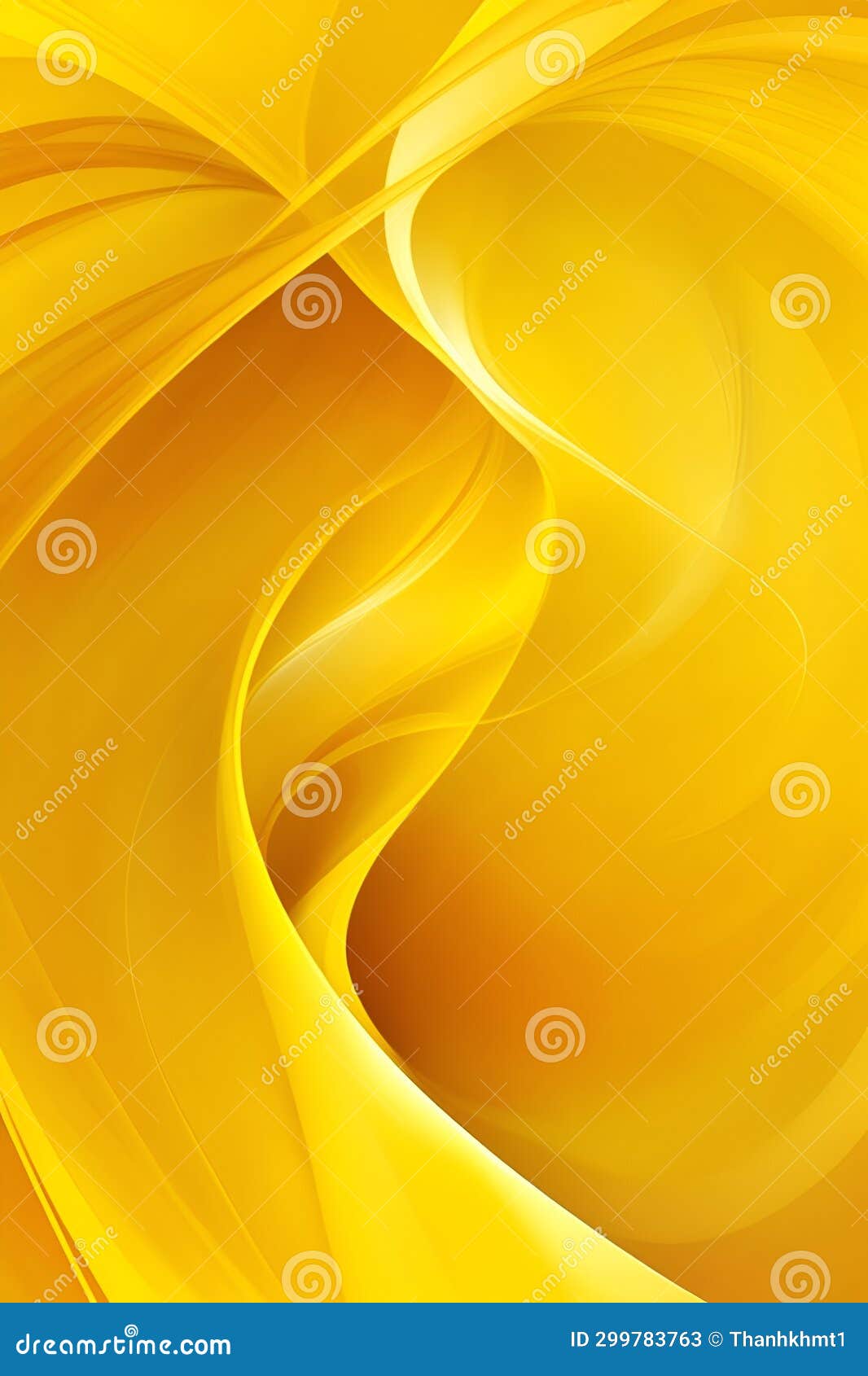 Yellow Waves Abstract Background, Vertical Composition Stock ...