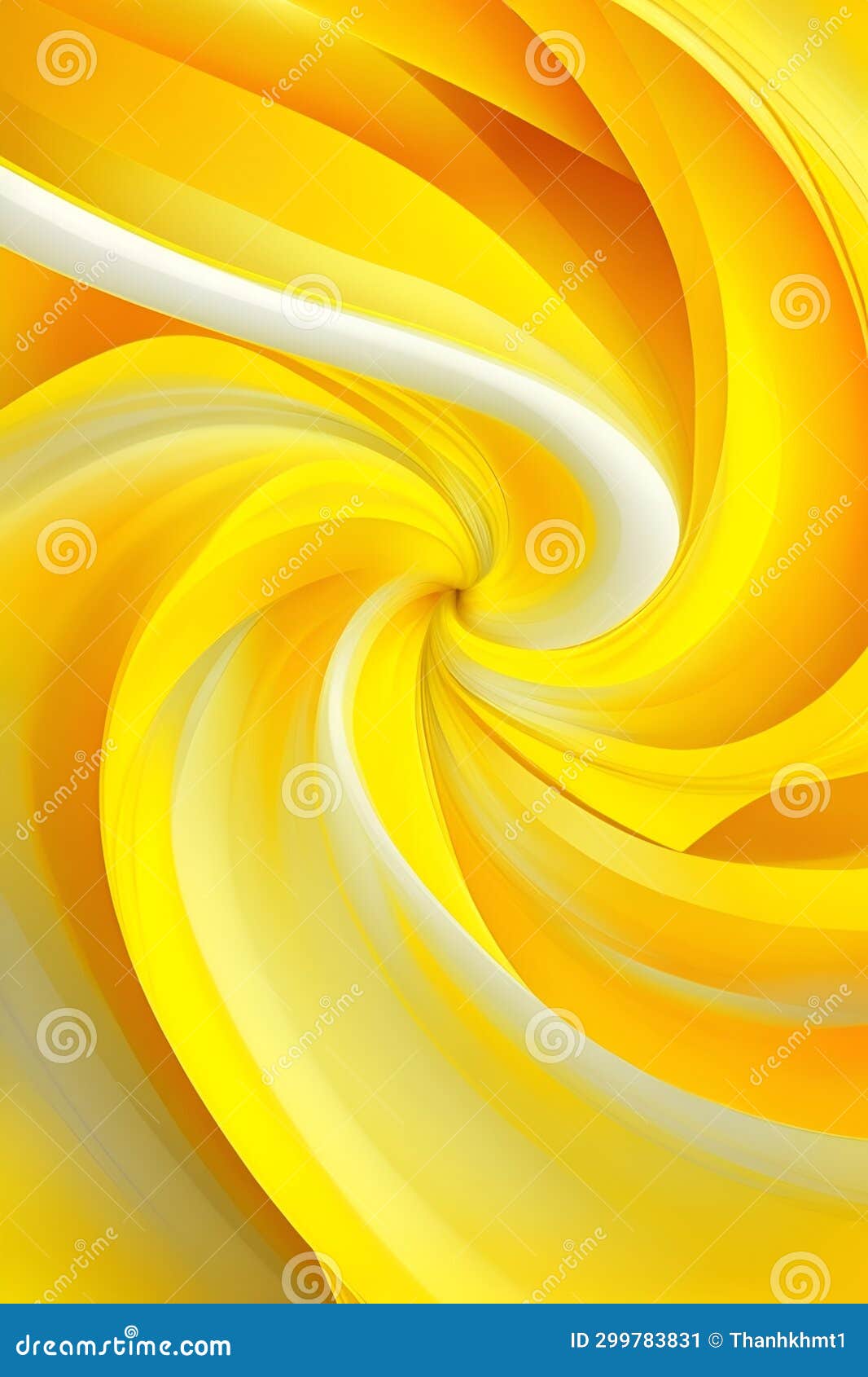 Yellow Waves Abstract Background, Vertical Composition Stock ...