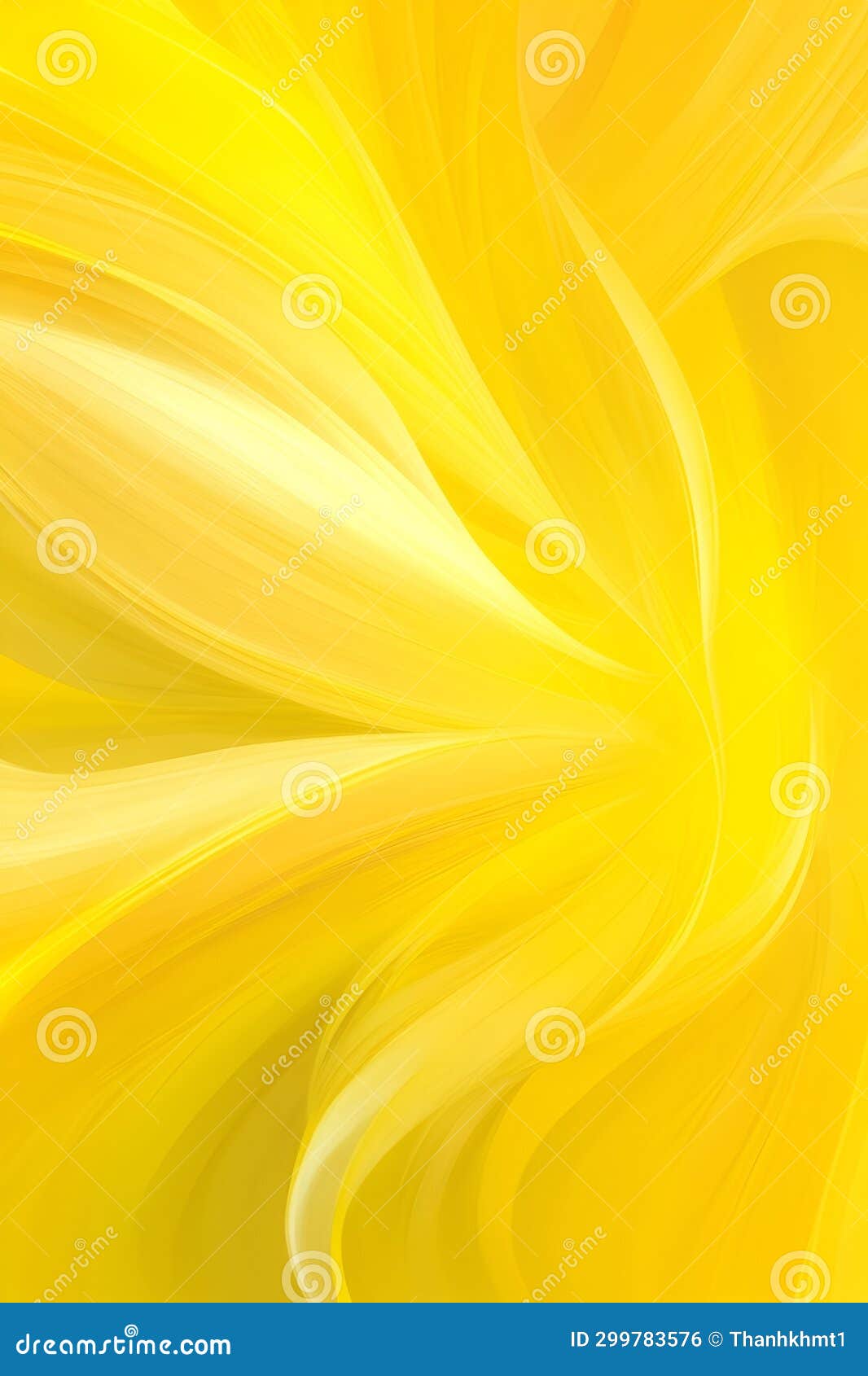 Yellow Waves Abstract Background, Vertical Composition Stock ...
