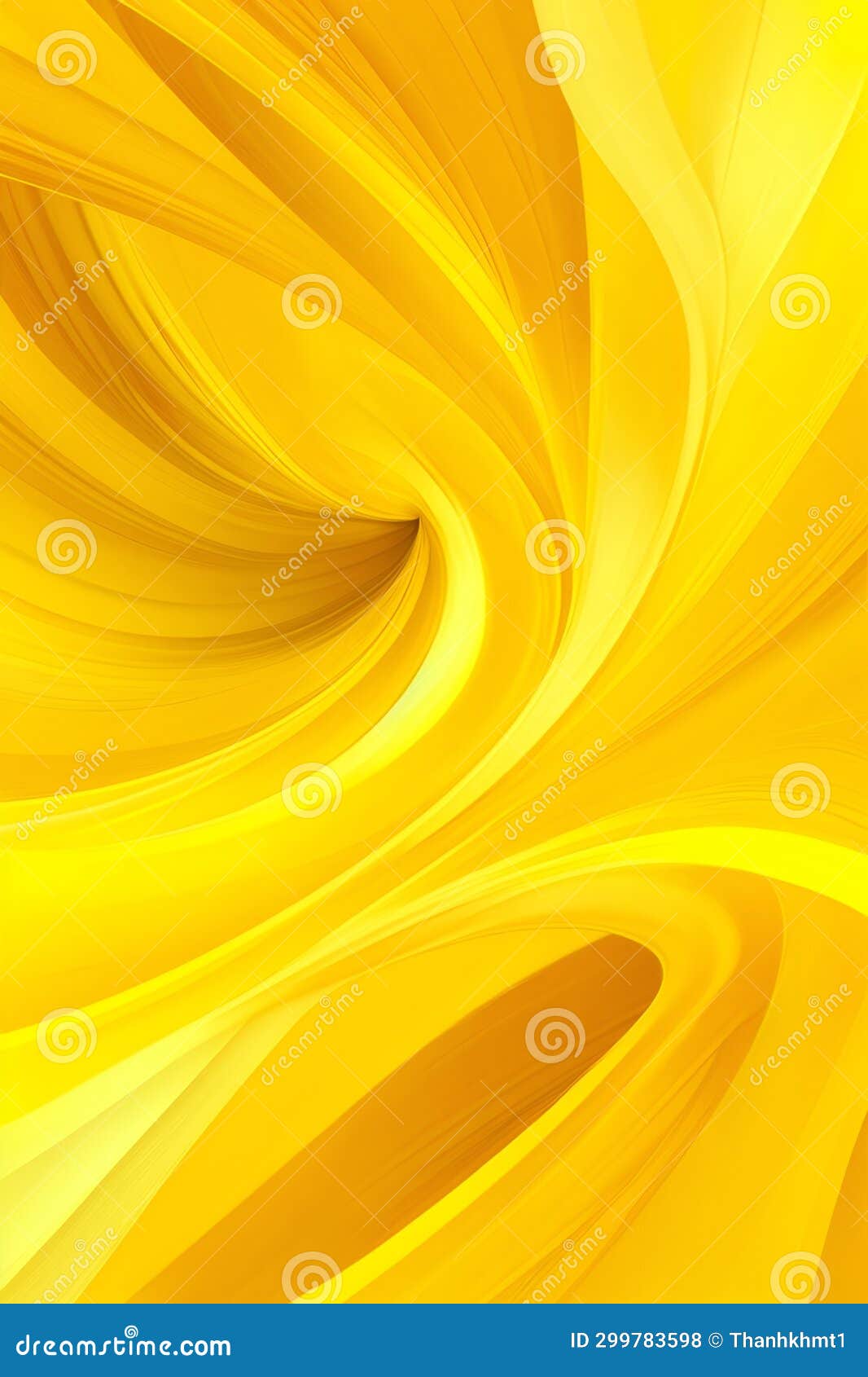 Yellow Waves Abstract Background, Vertical Composition Stock ...