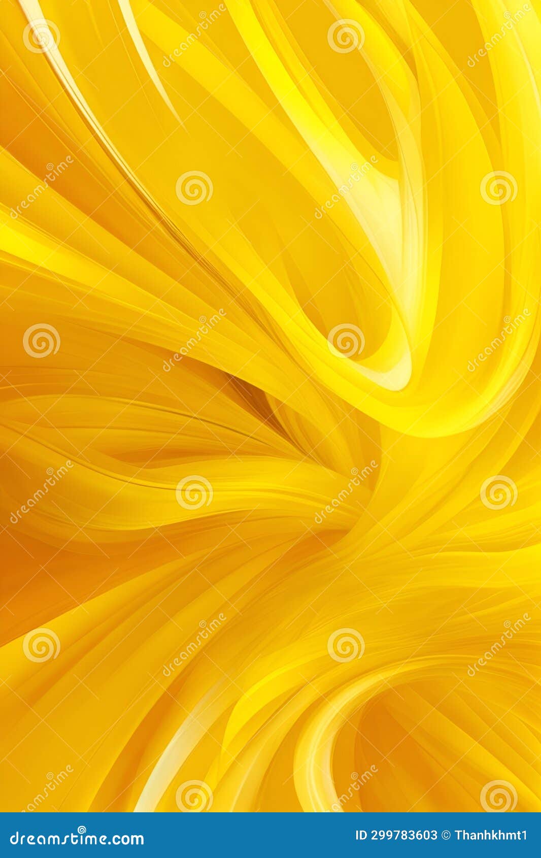 Yellow Waves Abstract Background, Vertical Composition Stock ...