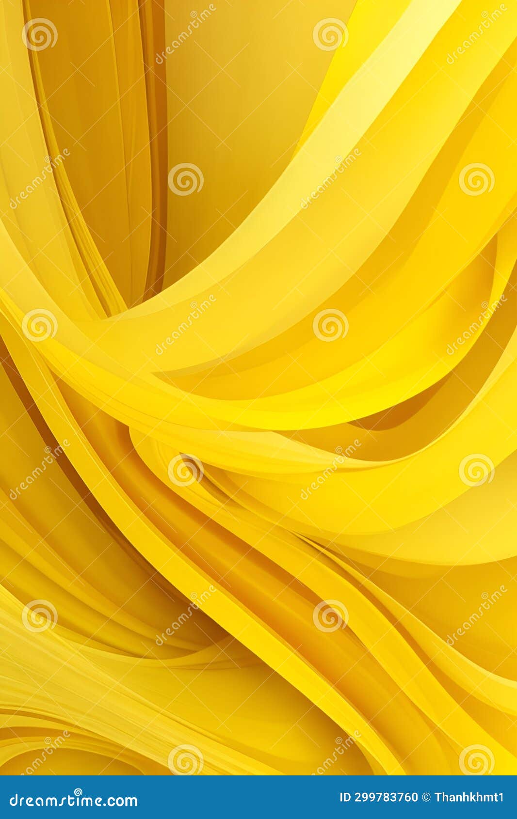 Yellow Waves Abstract Background, Vertical Composition Stock ...