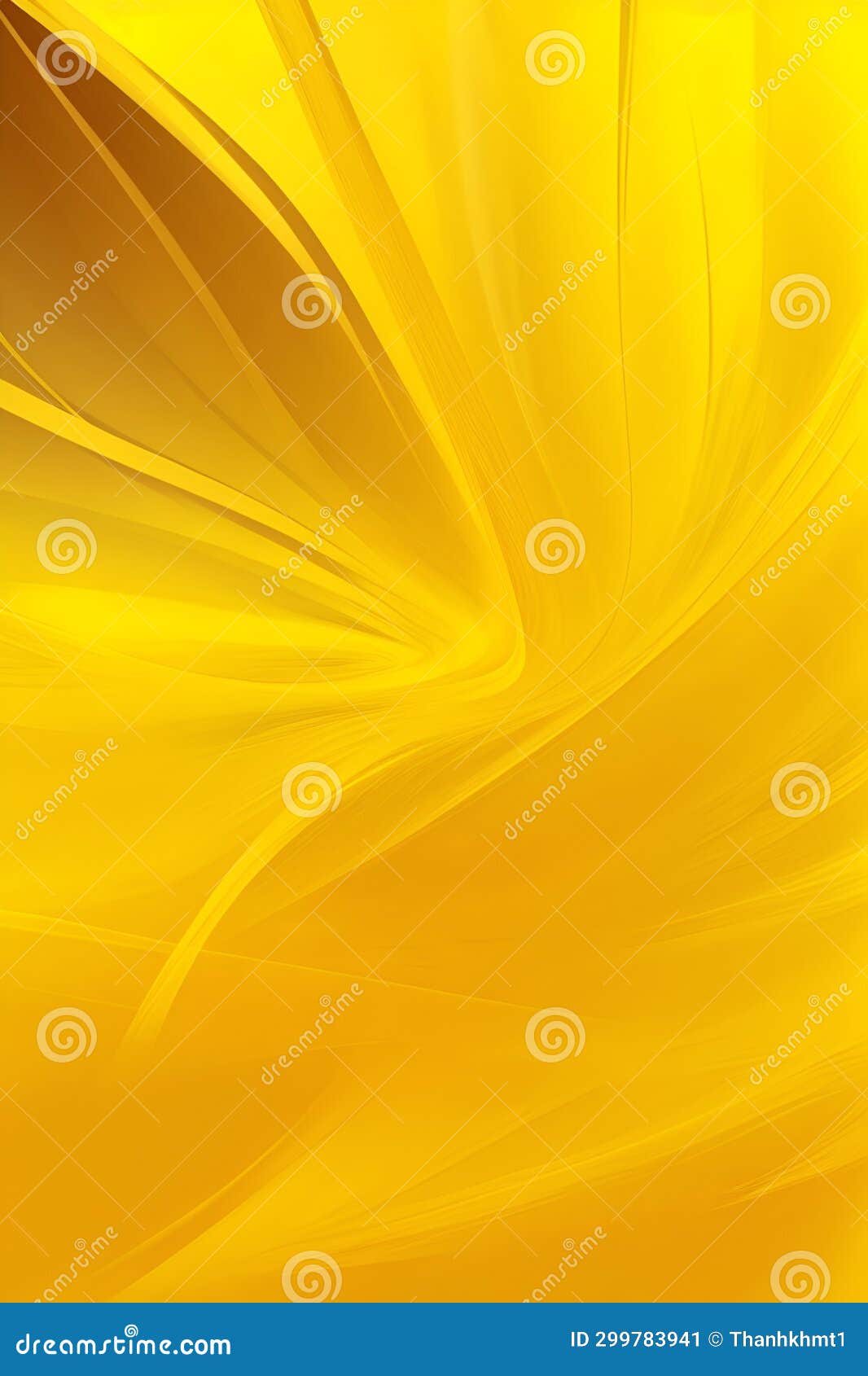 Yellow Waves Abstract Background, Vertical Composition Stock ...
