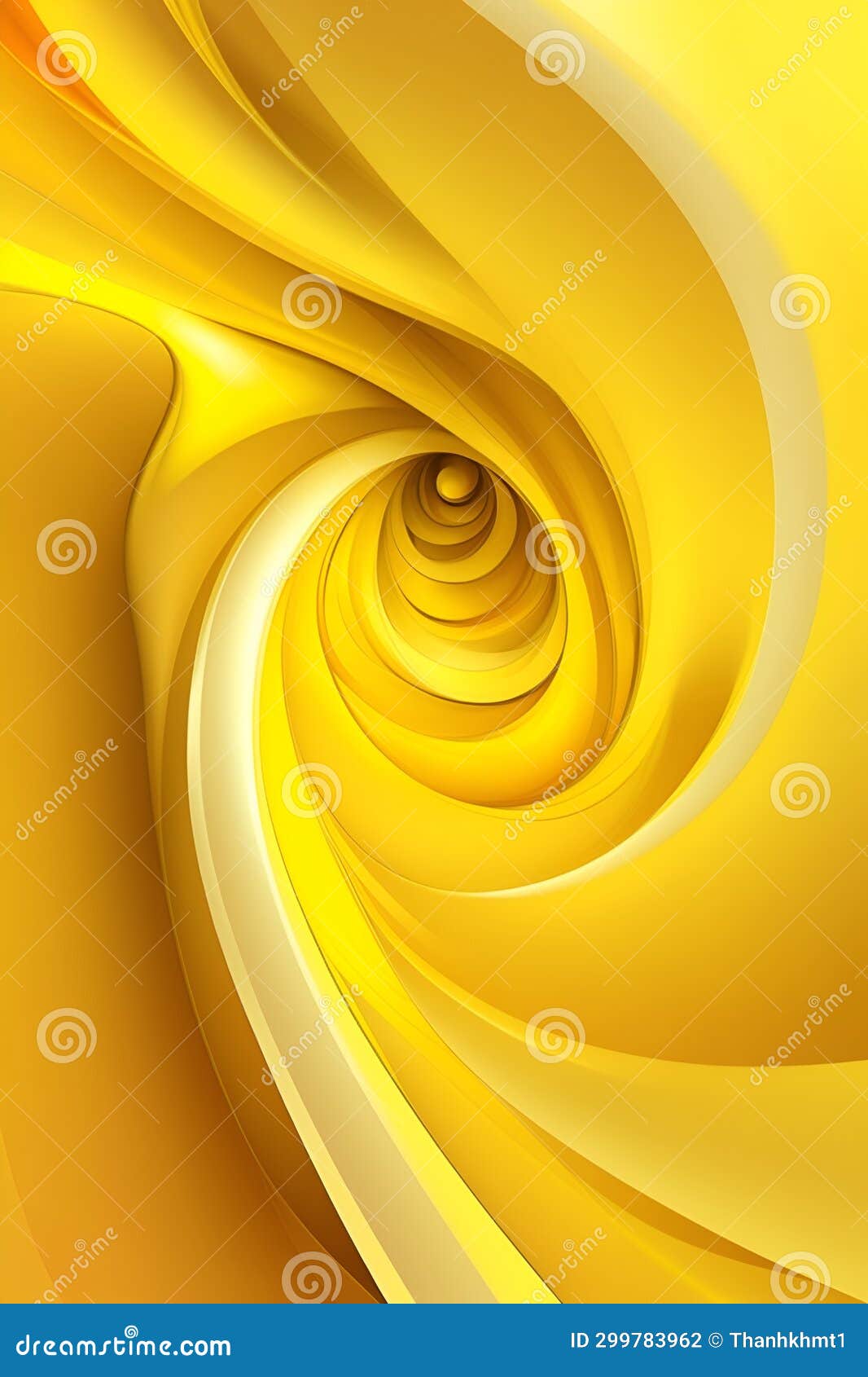 Yellow Waves Abstract Background, Vertical Composition Stock ...