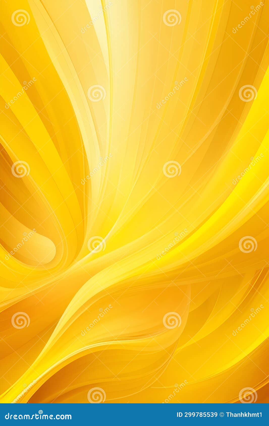Yellow Waves Abstract Background, Vertical Composition Stock ...