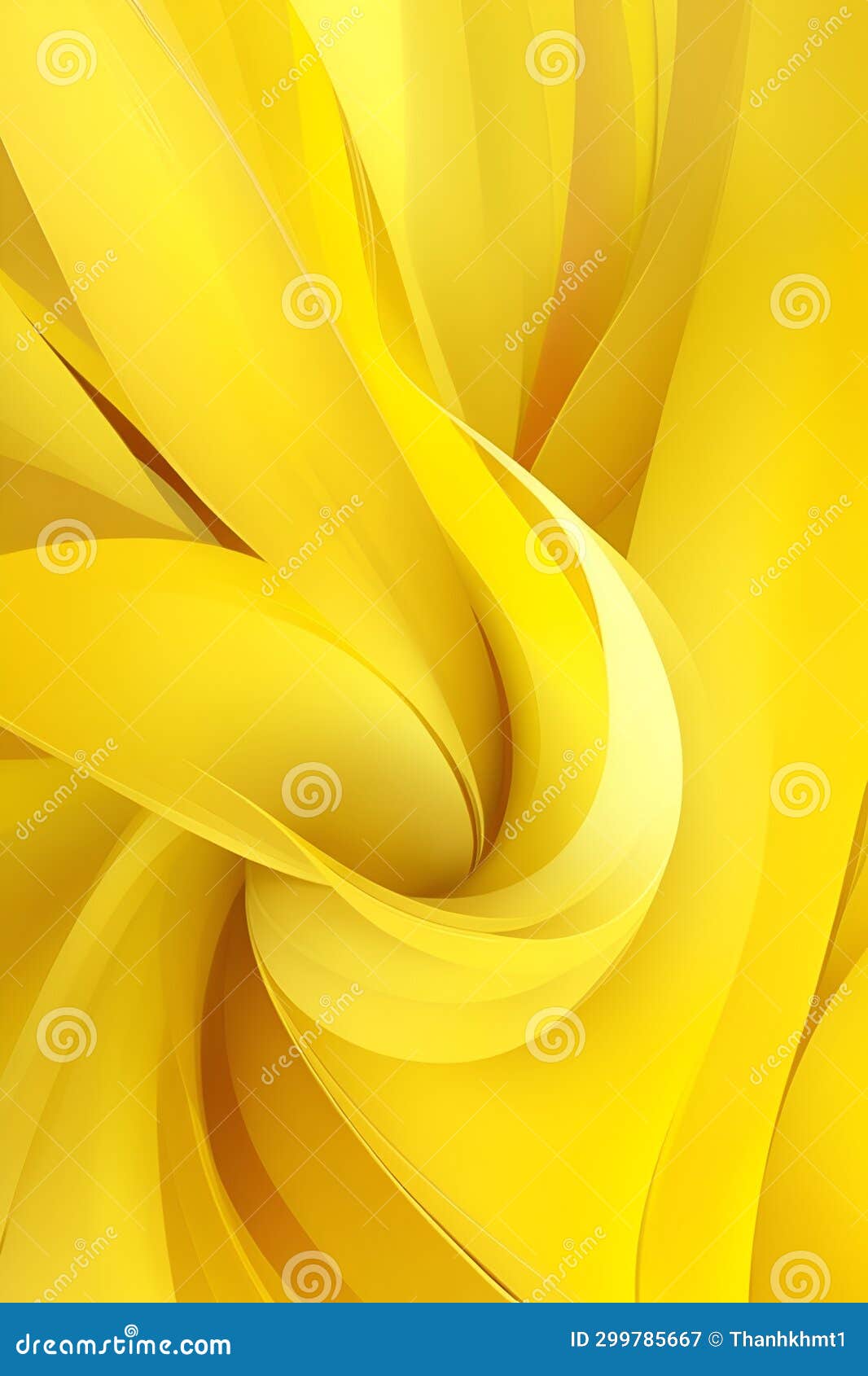 Yellow Waves Abstract Background, Vertical Composition Stock ...