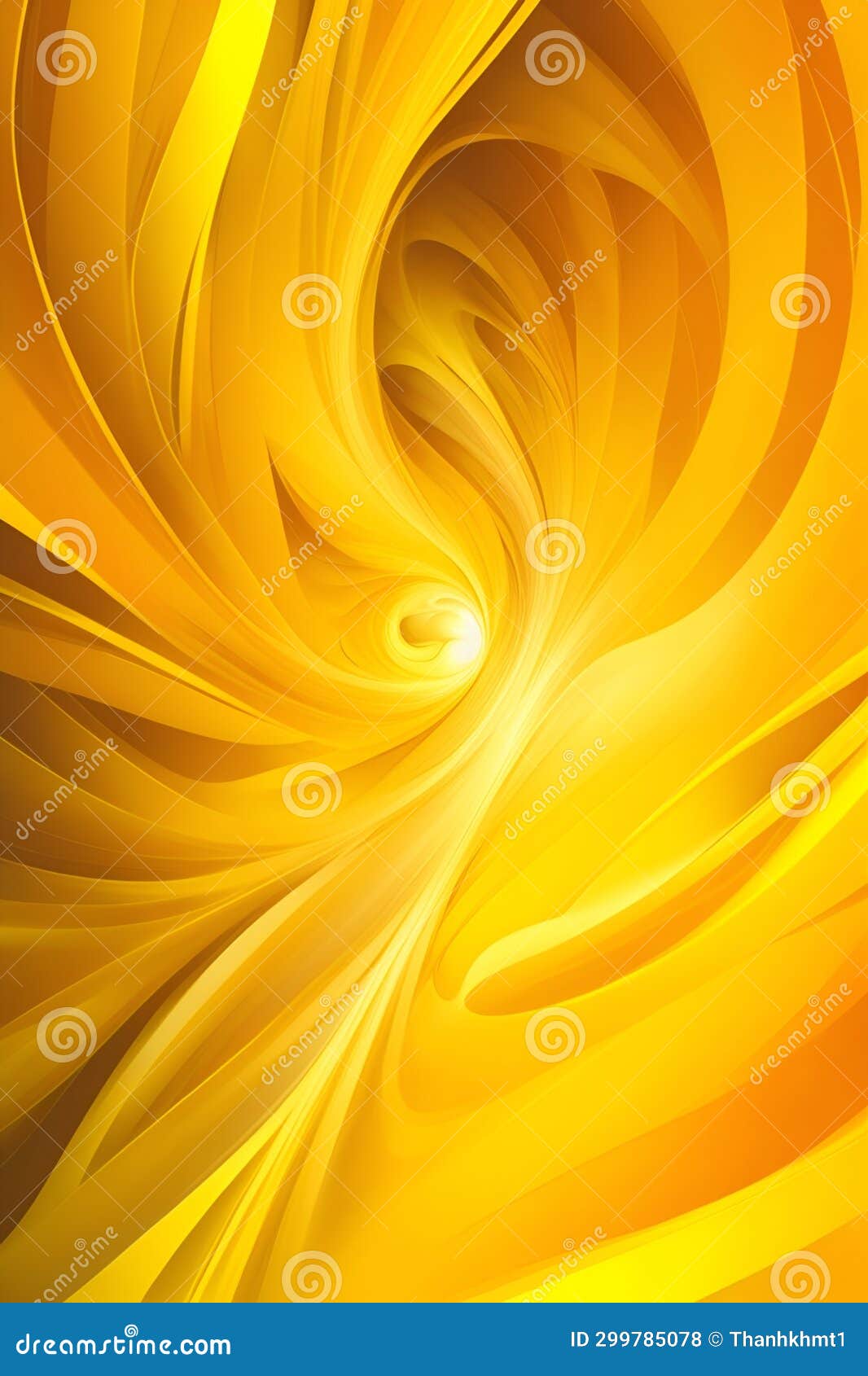 Yellow Waves Abstract Background, Vertical Composition Stock ...