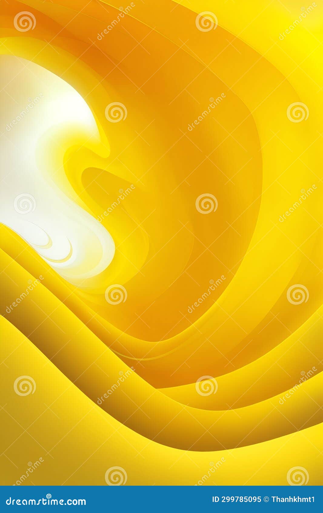 Yellow Waves Abstract Background, Vertical Composition Stock ...