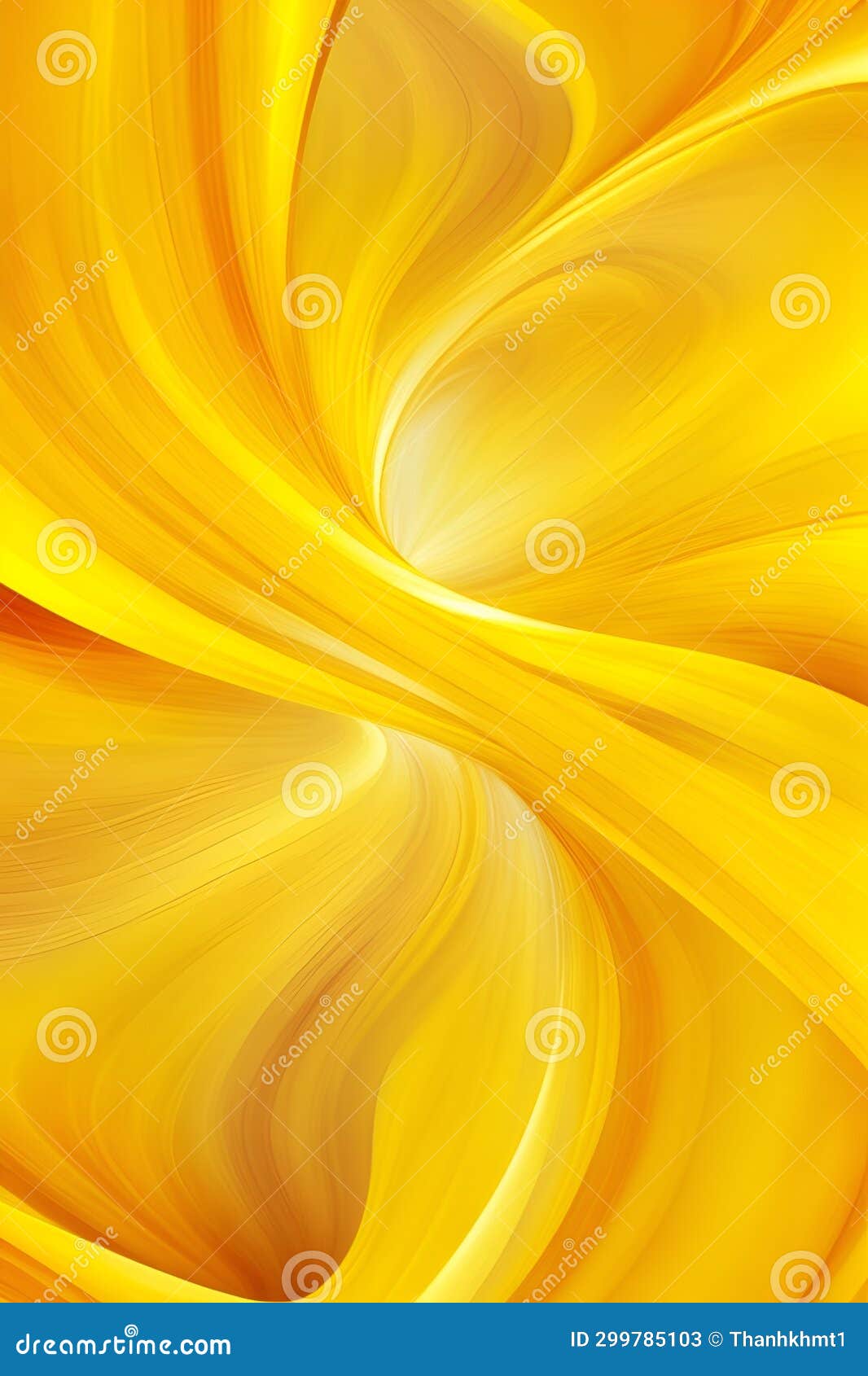Yellow Waves Abstract Background, Vertical Composition Stock ...
