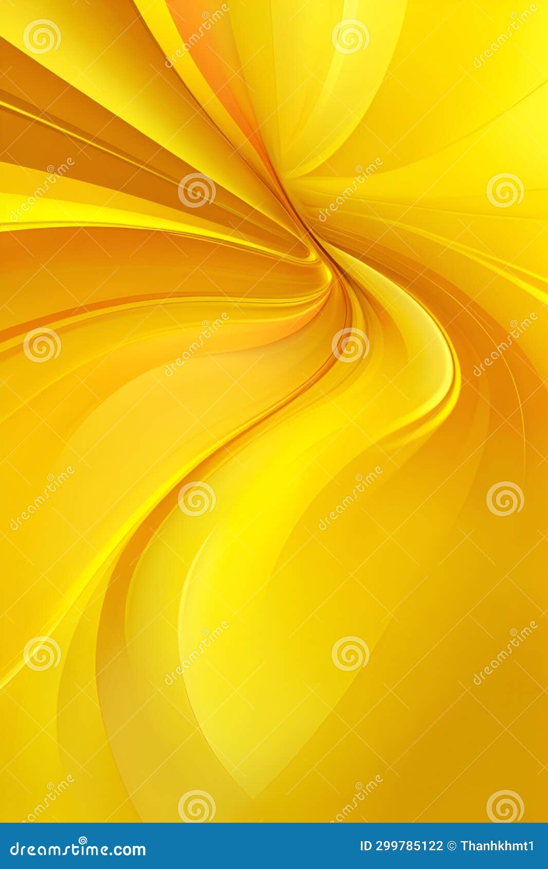 Yellow Waves Abstract Background, Vertical Composition Stock ...