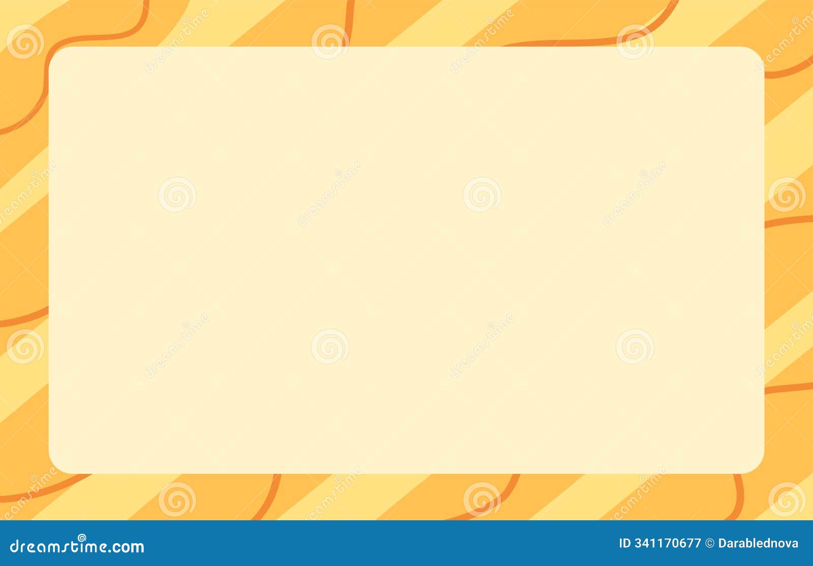 Yellow Wavy Horizontal Backdrop. Abstract Background with Yellow Wavy ...