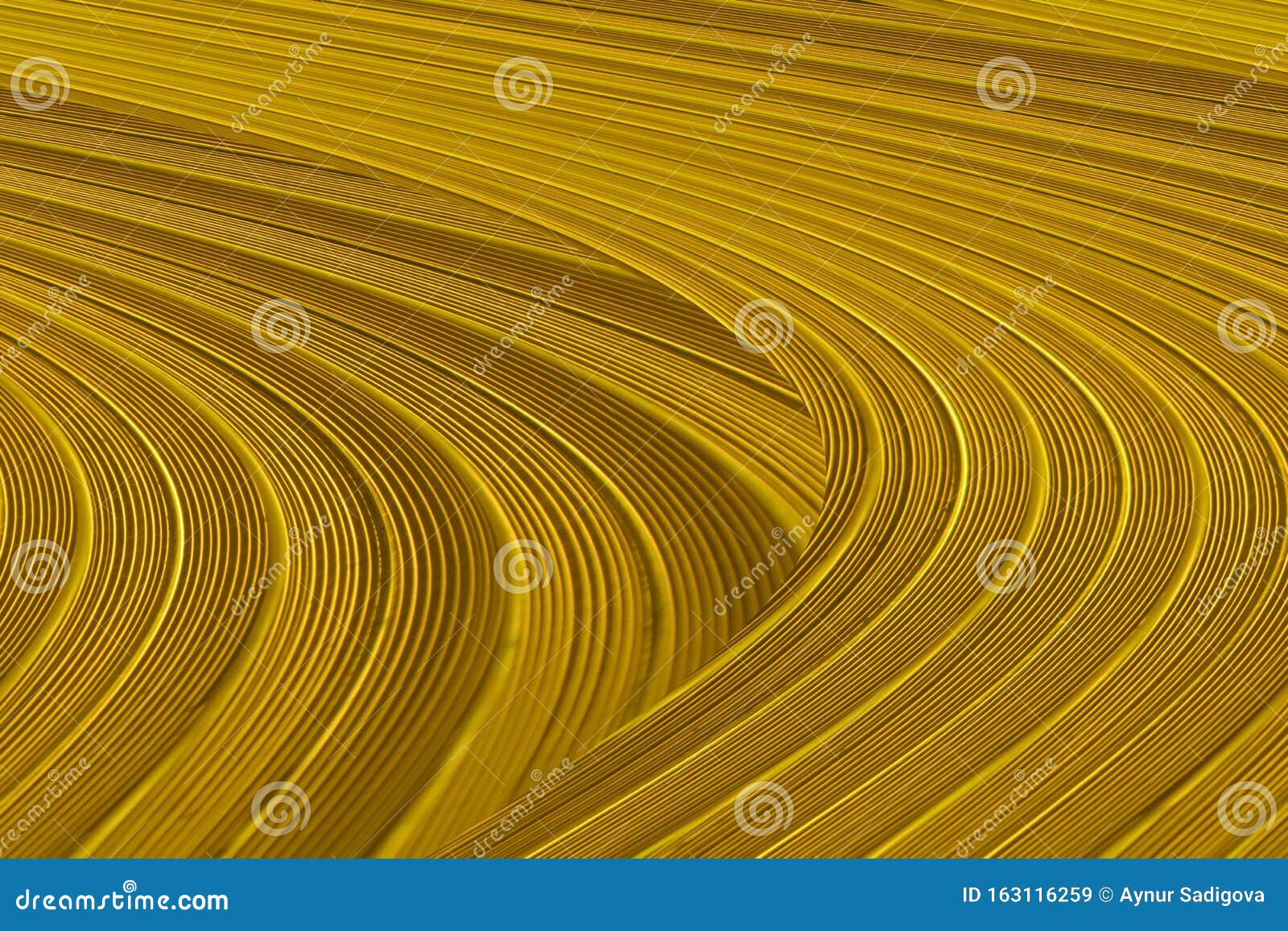 Yellow Wavy Pattern for Backgrounds and Design Stock Image - Image of ...