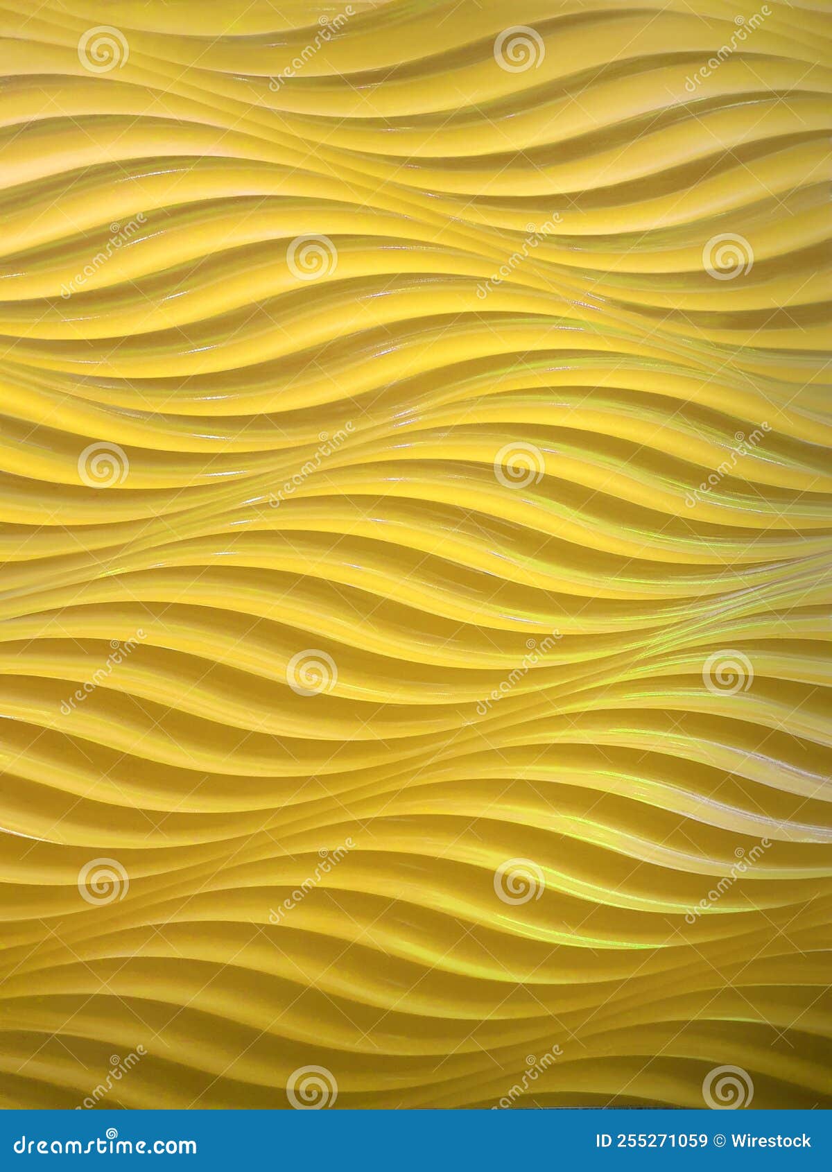 Yellow Wavy Textured Background Stock Illustration - Illustration of ...