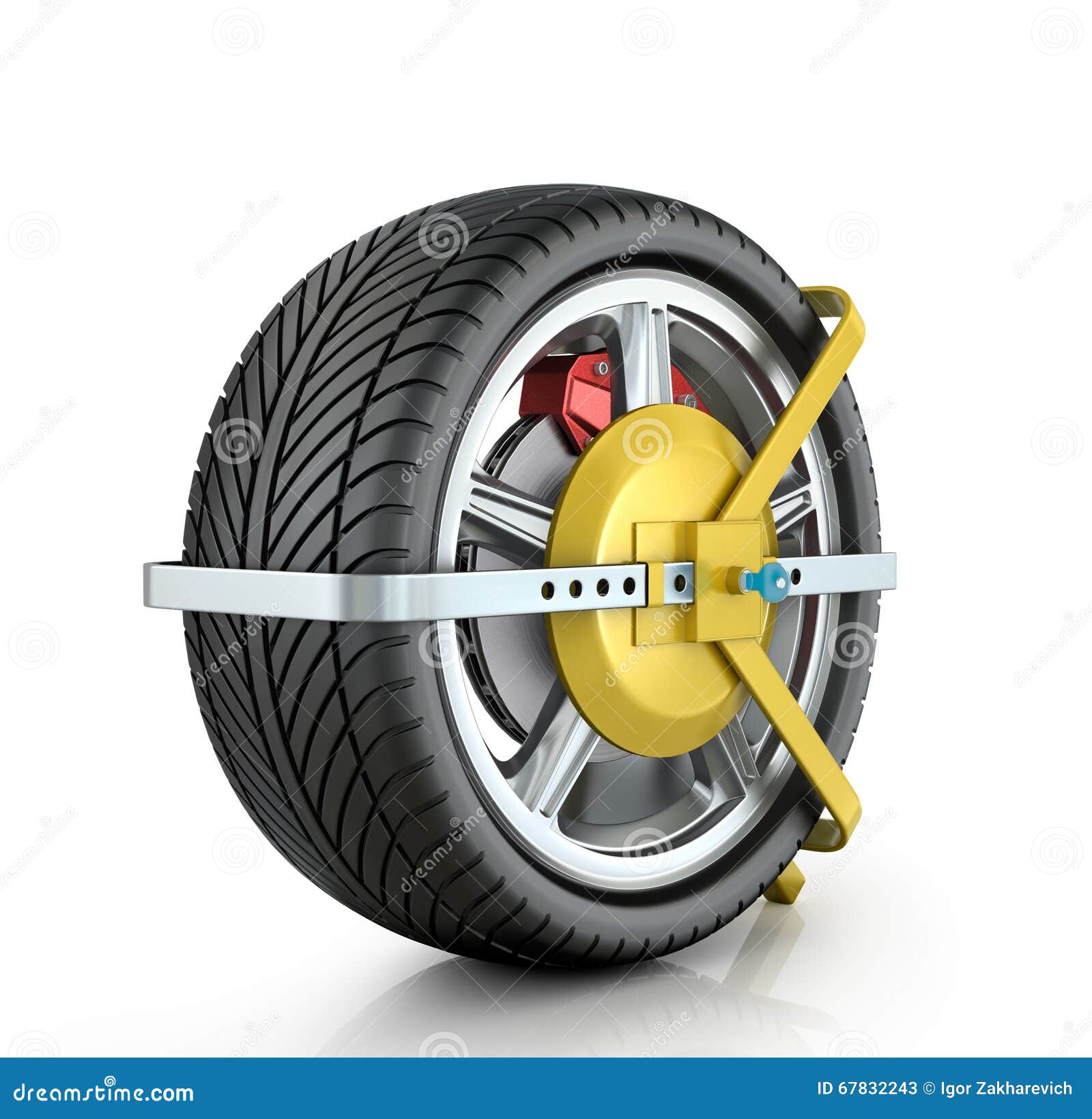 Wheel Clamp Royalty-Free Stock Image | CartoonDealer.com #23326552