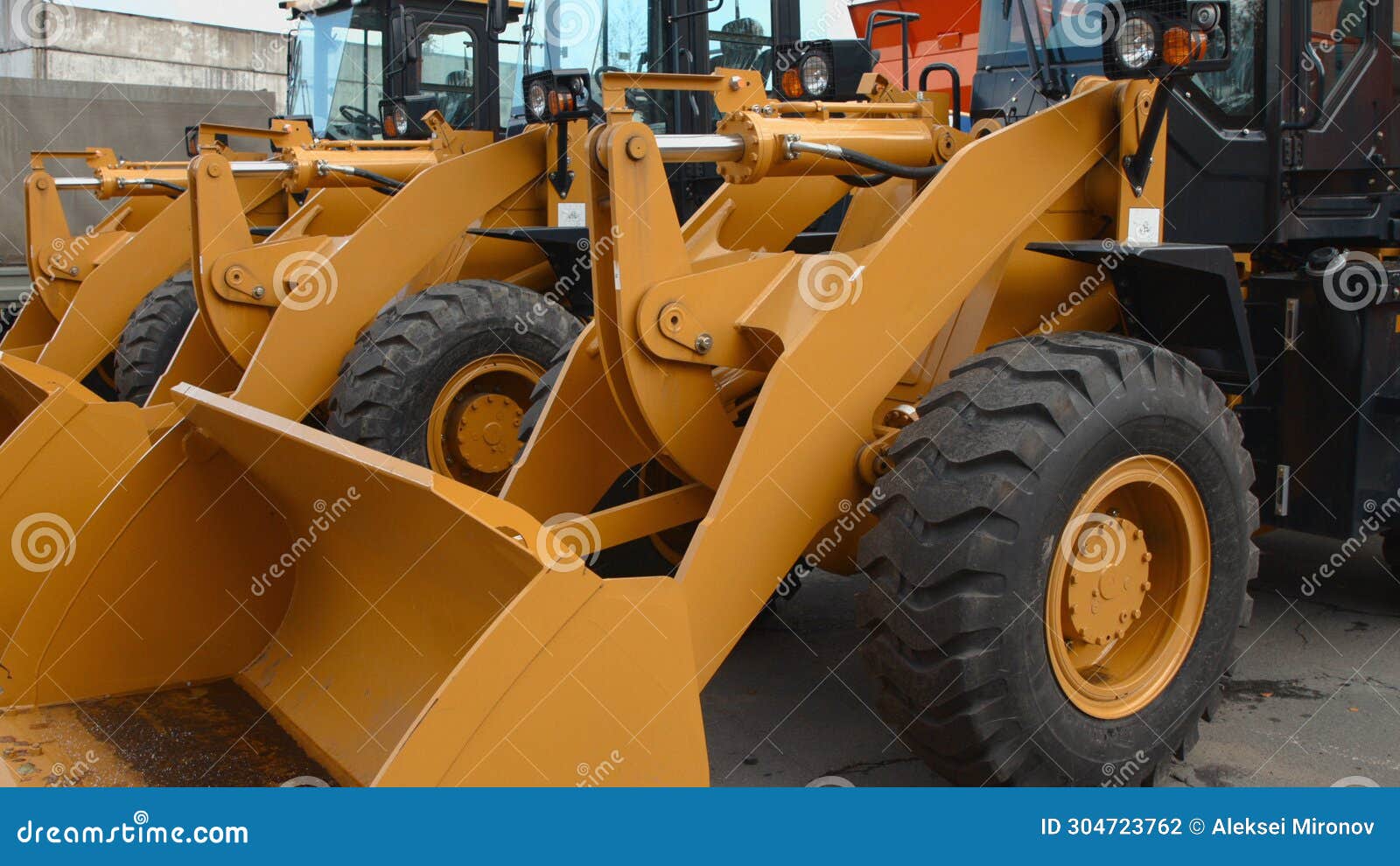 Wheel Loaders Excavator Stock Photography | CartoonDealer.com #25516574